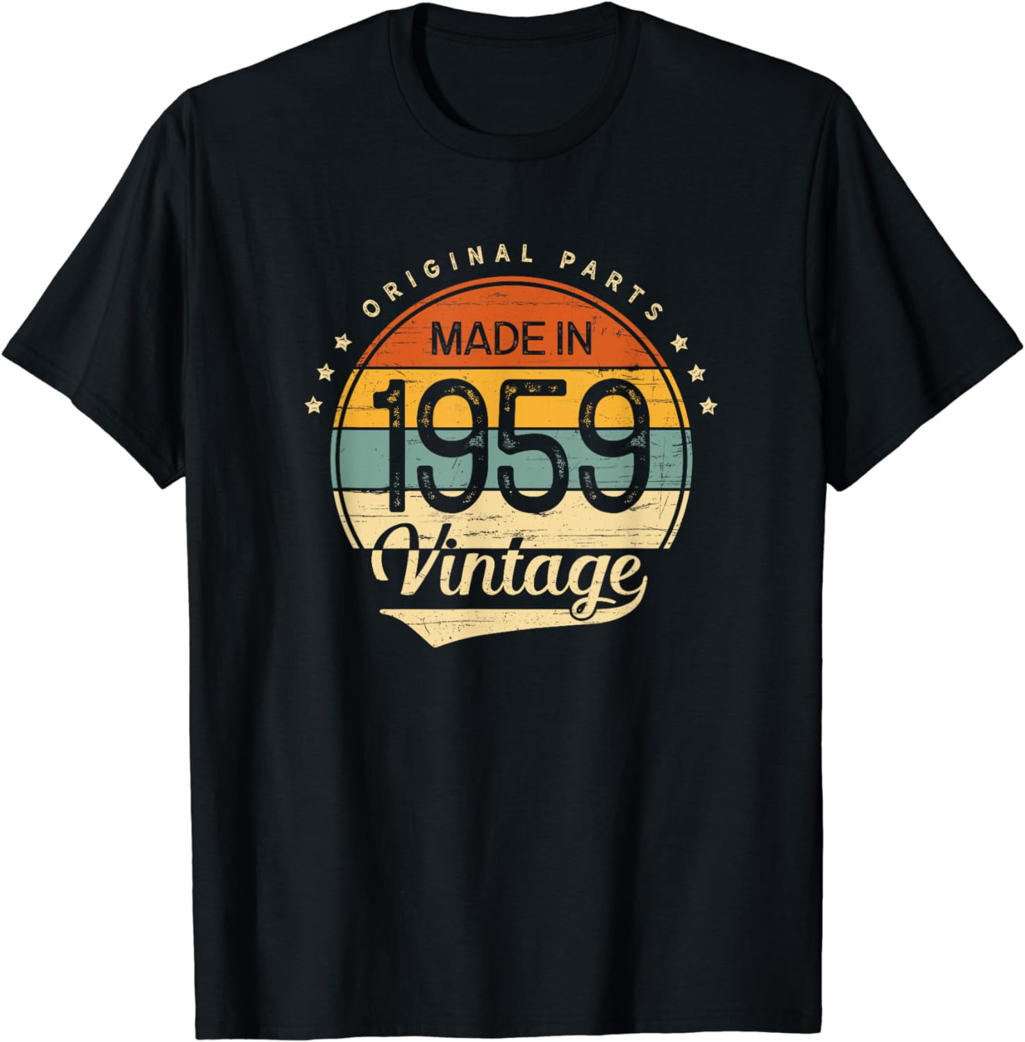 Classic Vintage 1959 Birthday Born in 1959 Retro T-Shirt - Walmart.com