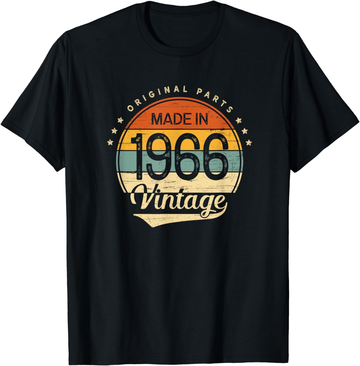 Classic Vintage 1966 Birthday Born in 1966 Retro T-Shirt - Walmart.com