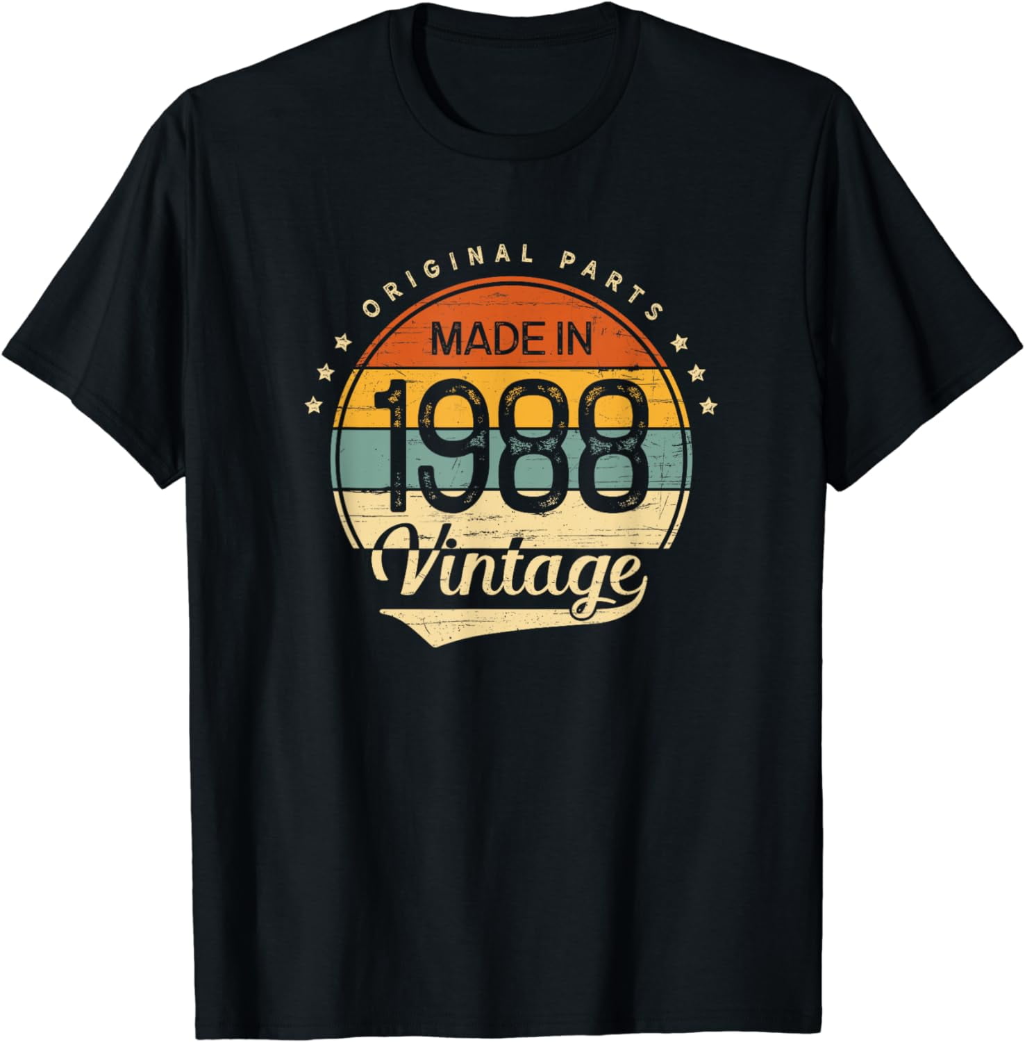 Classic Vintage 1988 Birthday Born in 1988 Retro T-Shirt - Walmart.com