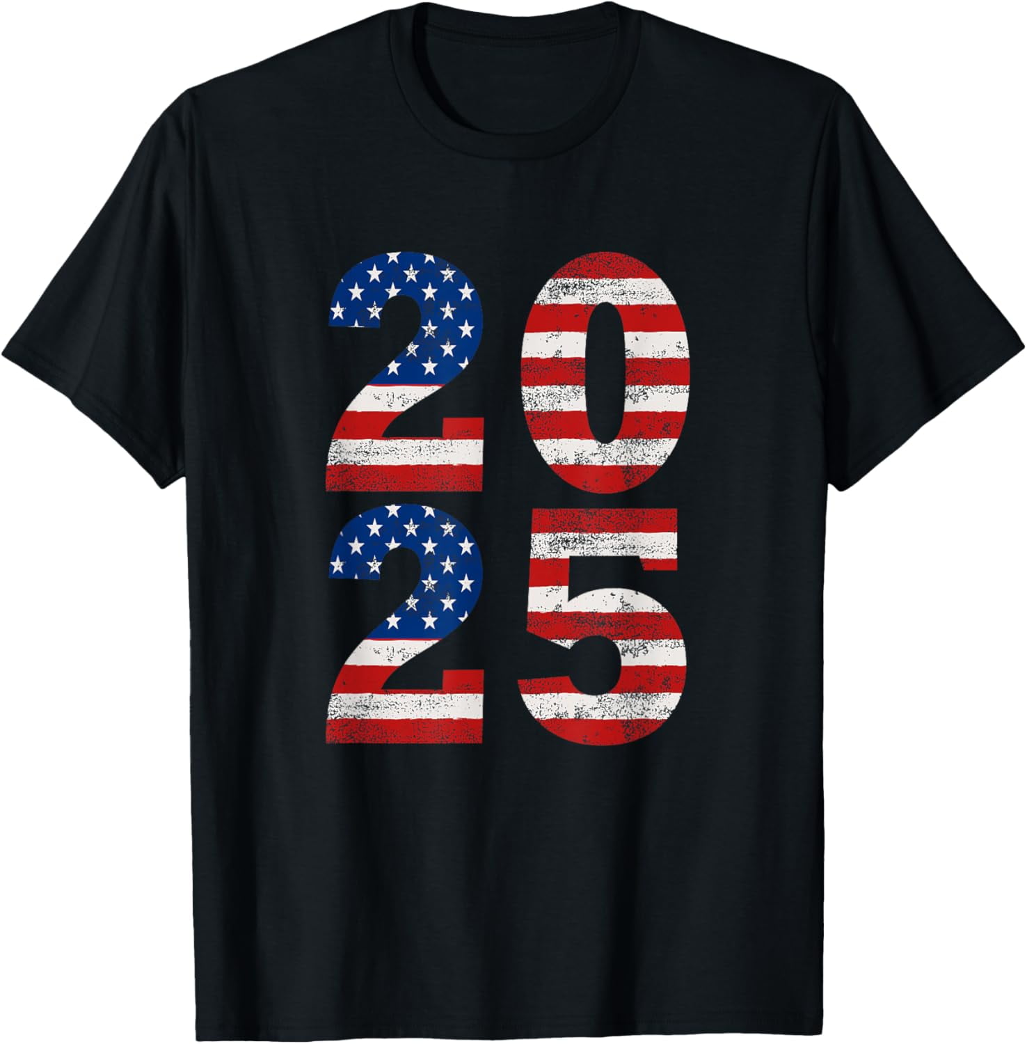 Classic Vintage 2025 American Flag 20 25 T-Shirt - Walmart.com
