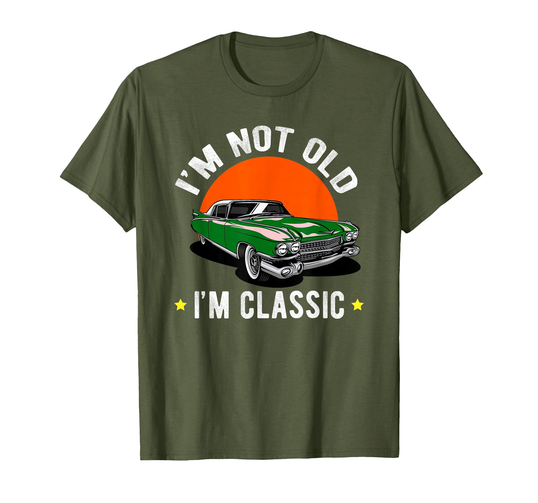 Classic Vintage Car T-Shirt for Retro Style Lovers - I'm Not Old I'm ...