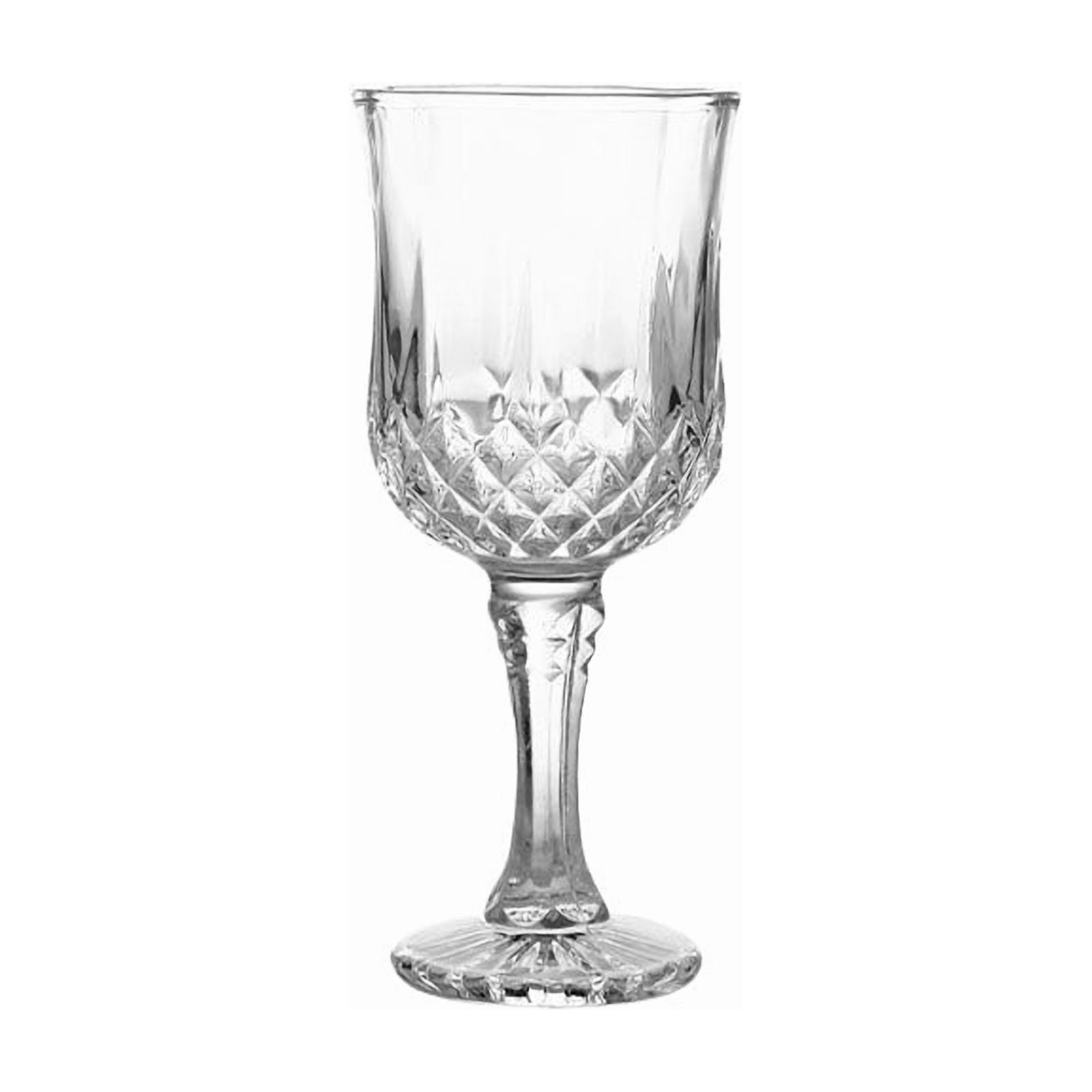 Classic Vintage Embossed Crystal Glass, Elegant Stemmed Cup for Hot ...