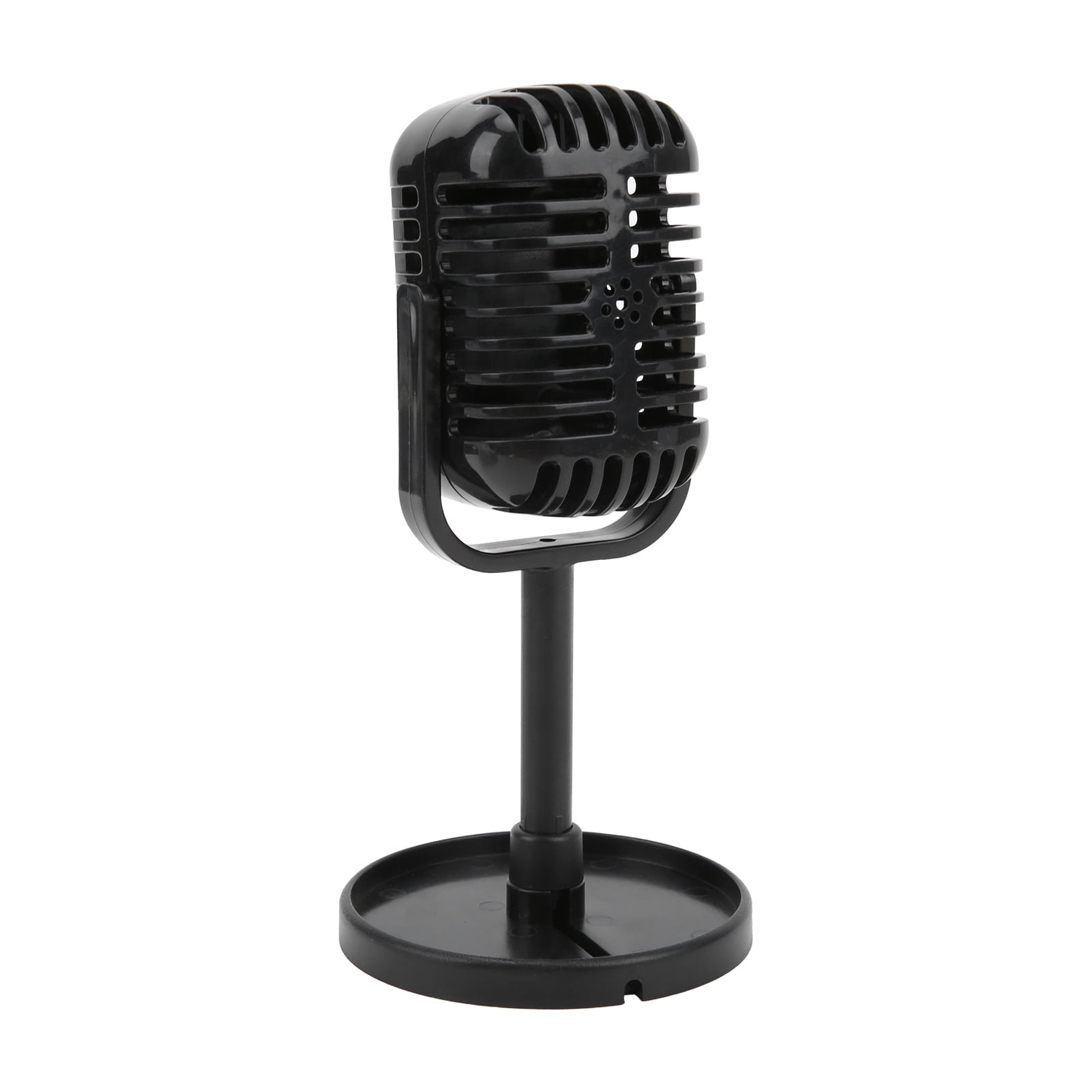 Classic Vintage Microphone and Stand Plastic Classic Prop Microphone ...
