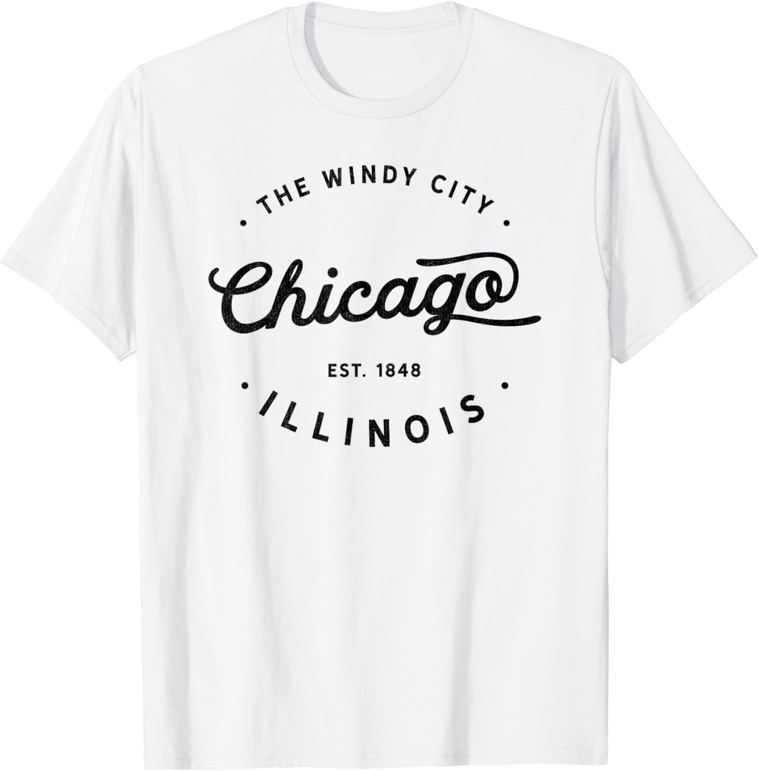 Classic Vintage Retro Chicago Illinois Windy City USA Gift T-Shirt ...