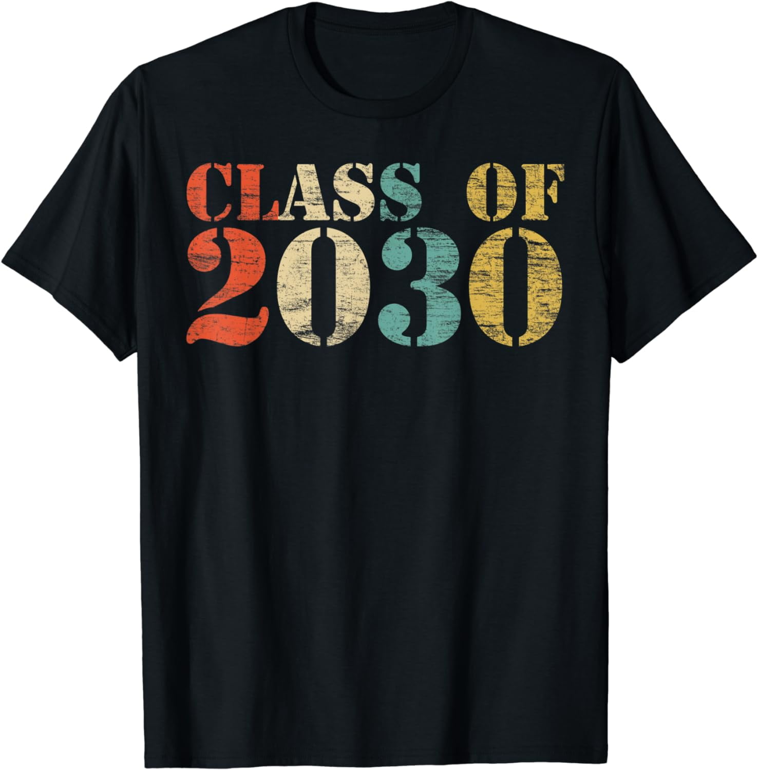 Classic Vintage Style Class of 2030 T-Shirt - Walmart.com