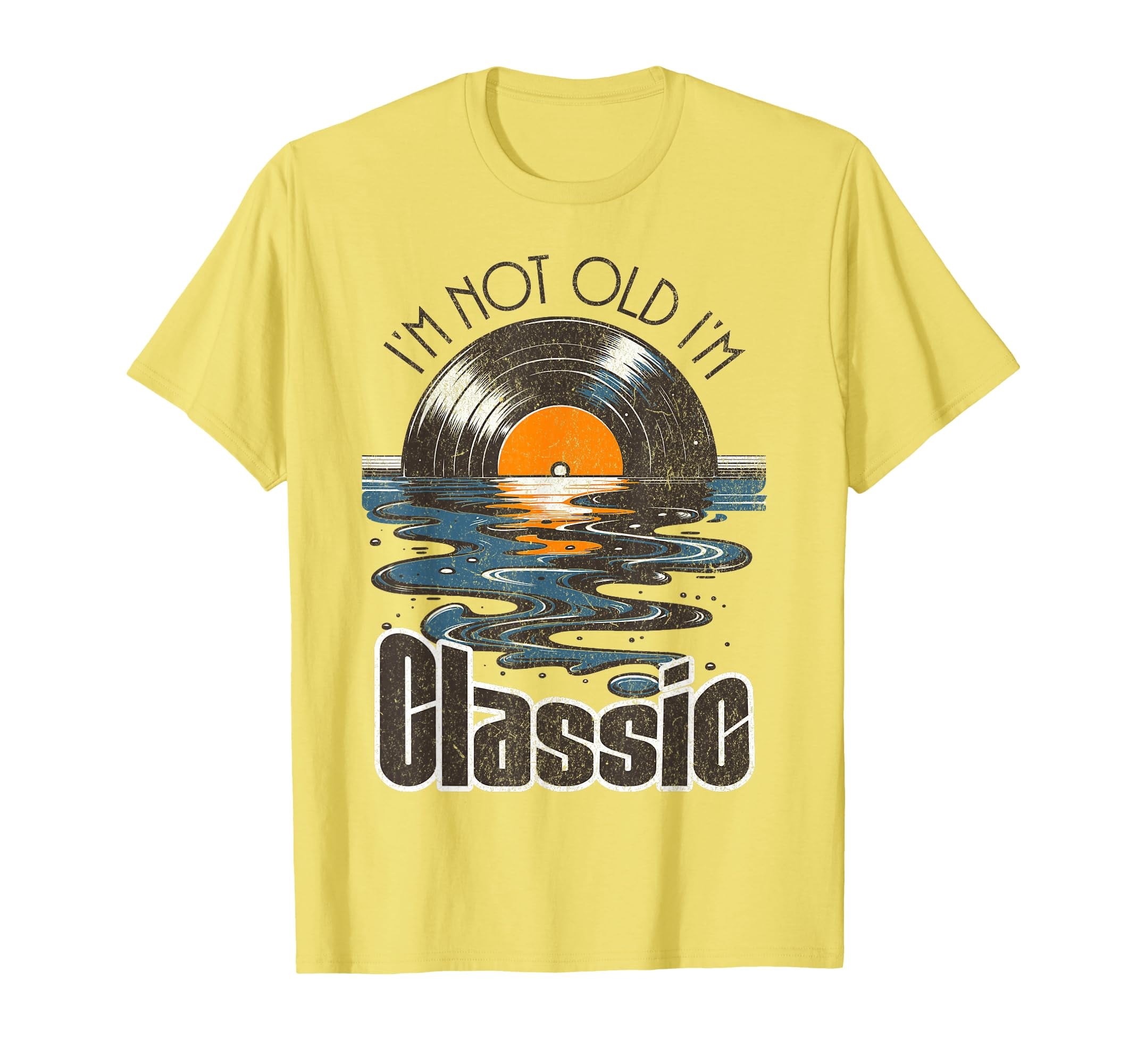 Classic Vintage Vinyl Record T-Shirt for Music Lovers - Perfect Father ...