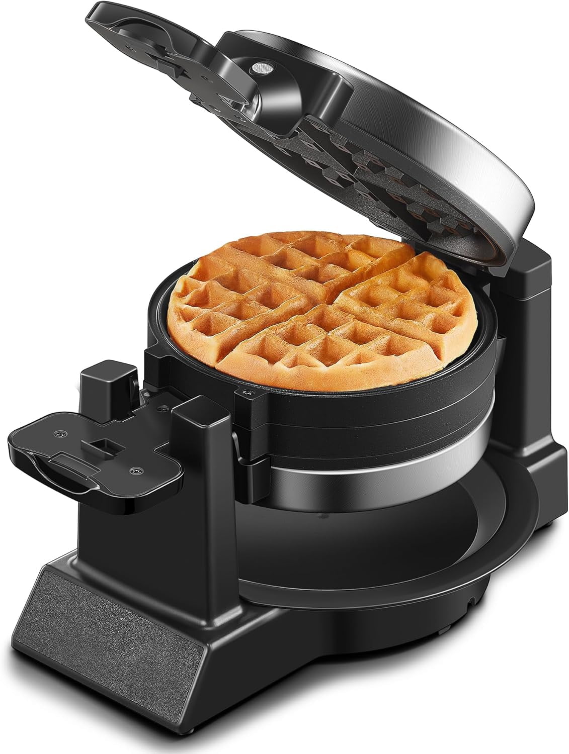Classic Waffle Iron, Double Belgian Waffle Maker 180°Flip, 1400W Waffle ...