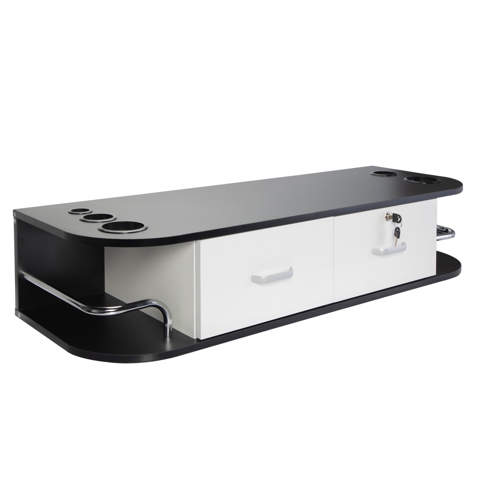 Classic Wall-Mounted Beauty Salon, Barber Styling Table, Salon ...