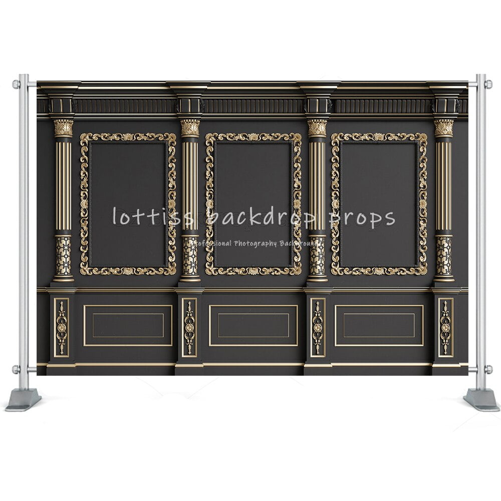 Classic Wall Photography Backdrop Vintage Castle Room Carving Pattern ...