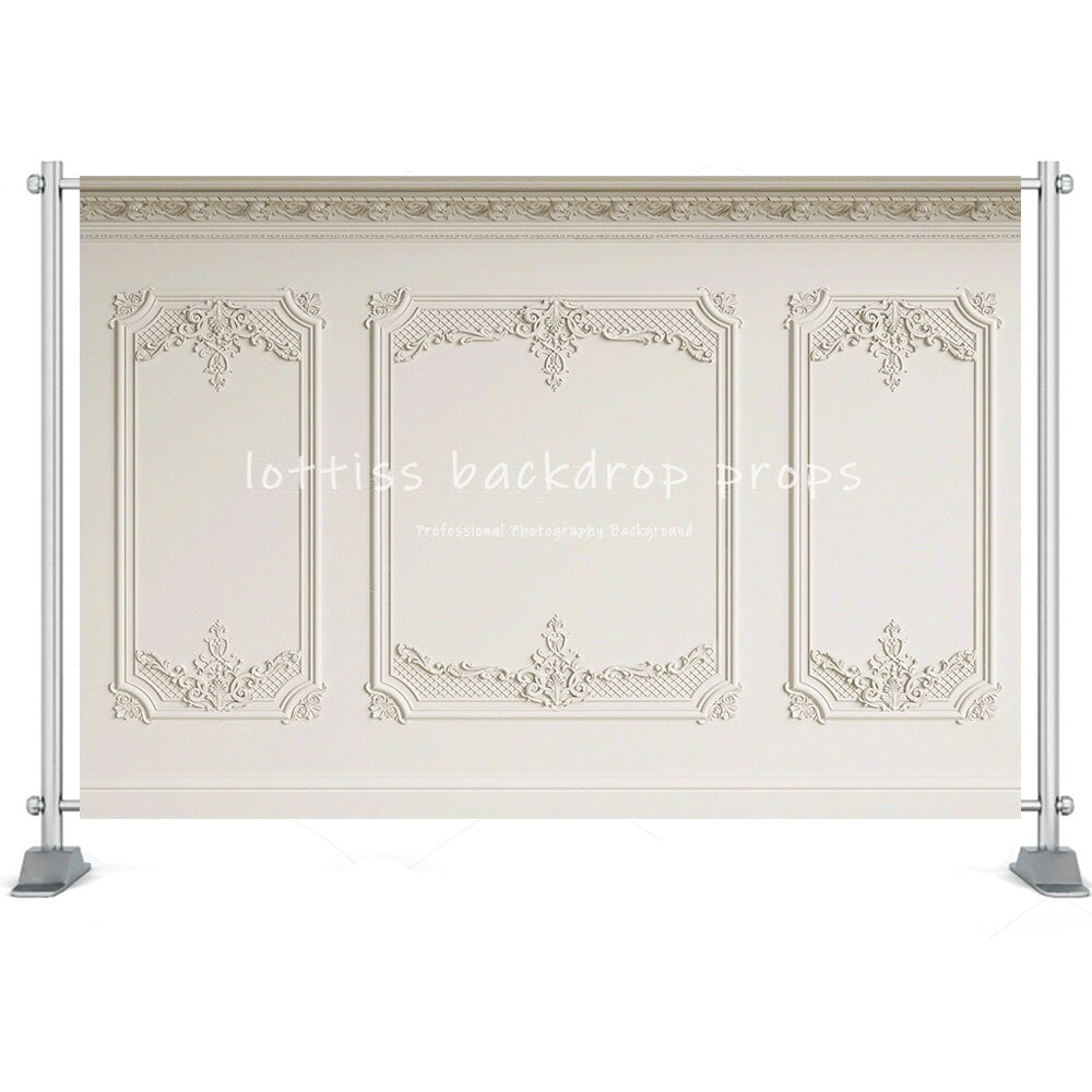 Classic Wall Photography Backdrop Vintage Castle Room Carving Pattern ...