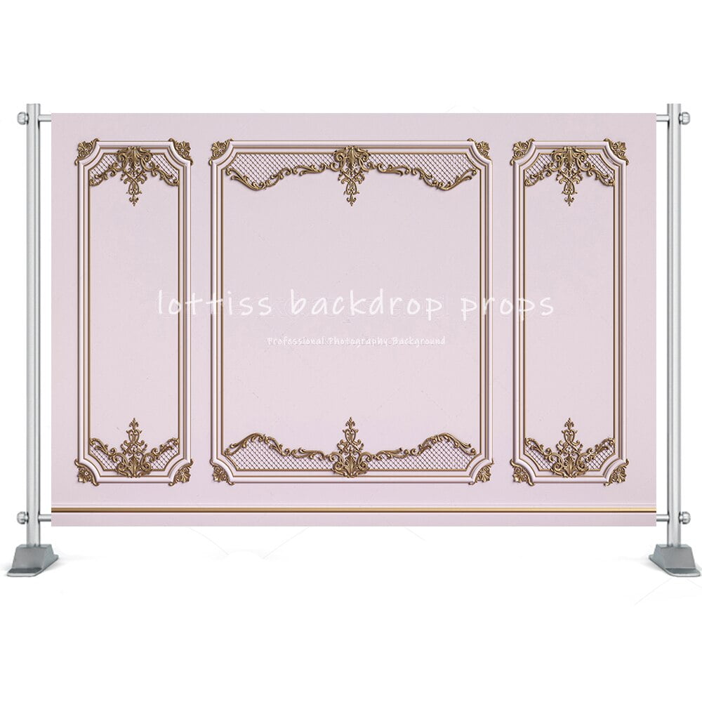 Classic Wall Photography Backdrop Vintage Castle Room Carving Pattern ...