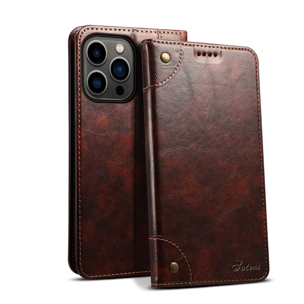 Classic Wallet Flip Leather Case for iPhone 16 15 14 13 12 11 Pro X XS ...