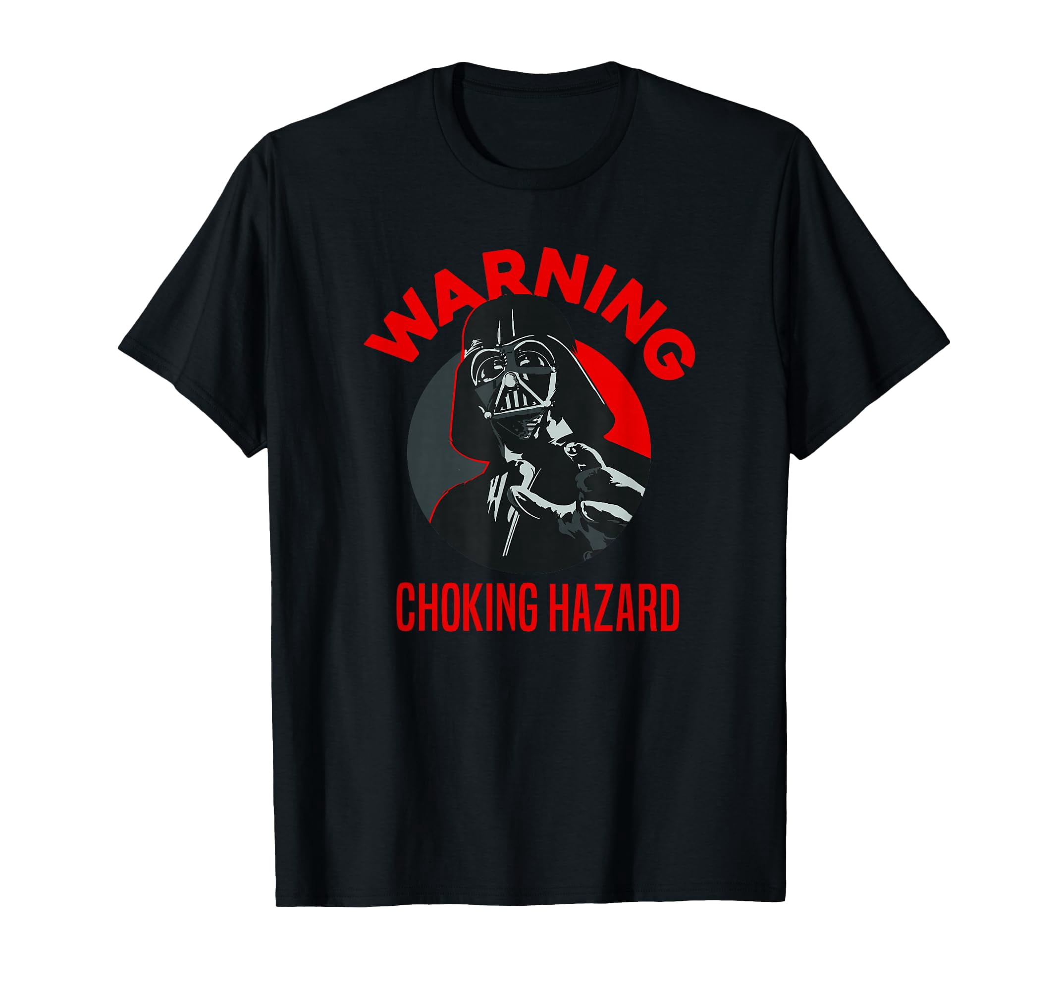 Classic Warning Graphic T-Shirt with Choking Hazard Message for Unique ...