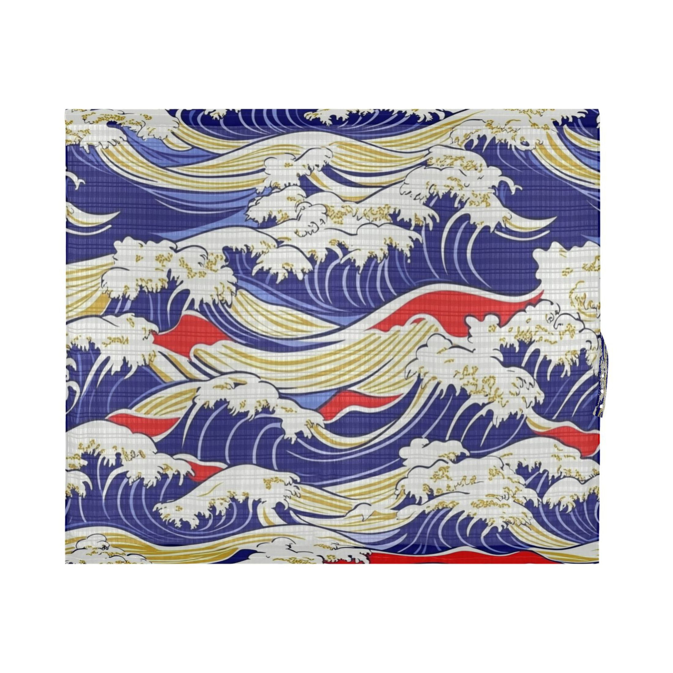 Classic Wave Pattern Door Panels 25x72in Breathable Mesh Privacy UV ...