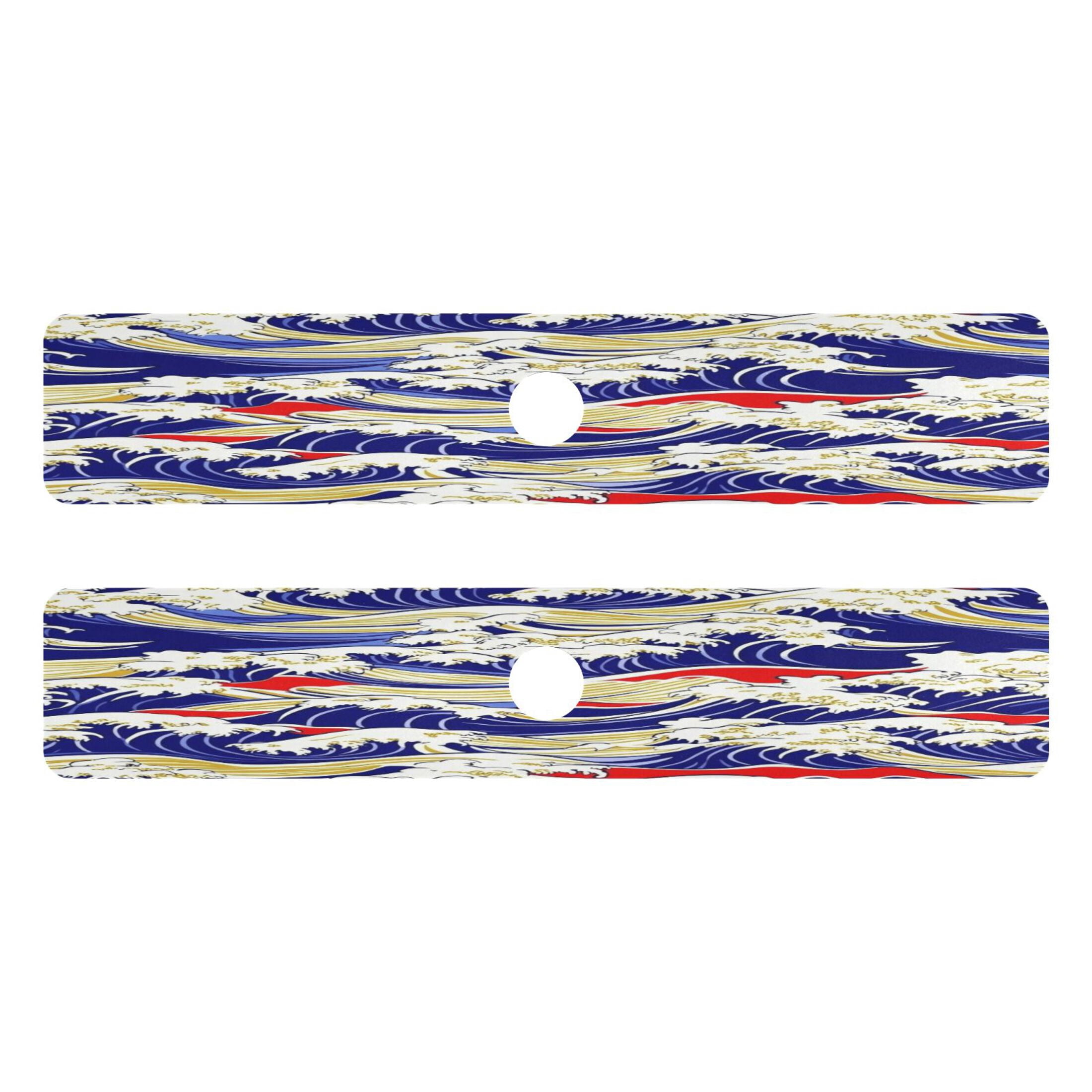 Classic Wave Pattern Extra Long Silicone Algae Sink Mat 30x5.4in 2 Pack ...