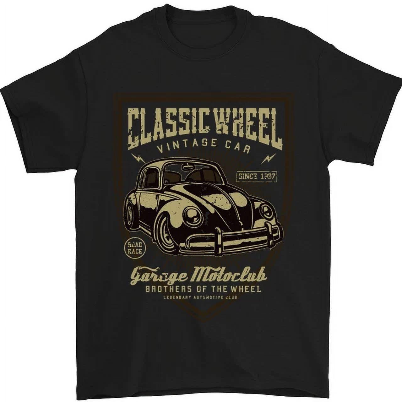 Classic Wheel Motorcycle Motorbike Biker Mens Womens S-5XL T-Shirt ...
