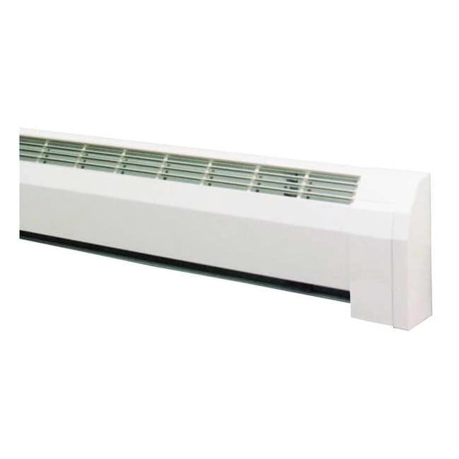 Classic Hydronic Baseboard Heater, 24 3/4"x9 1/8"x3 3/8", White, CLCU75 ...