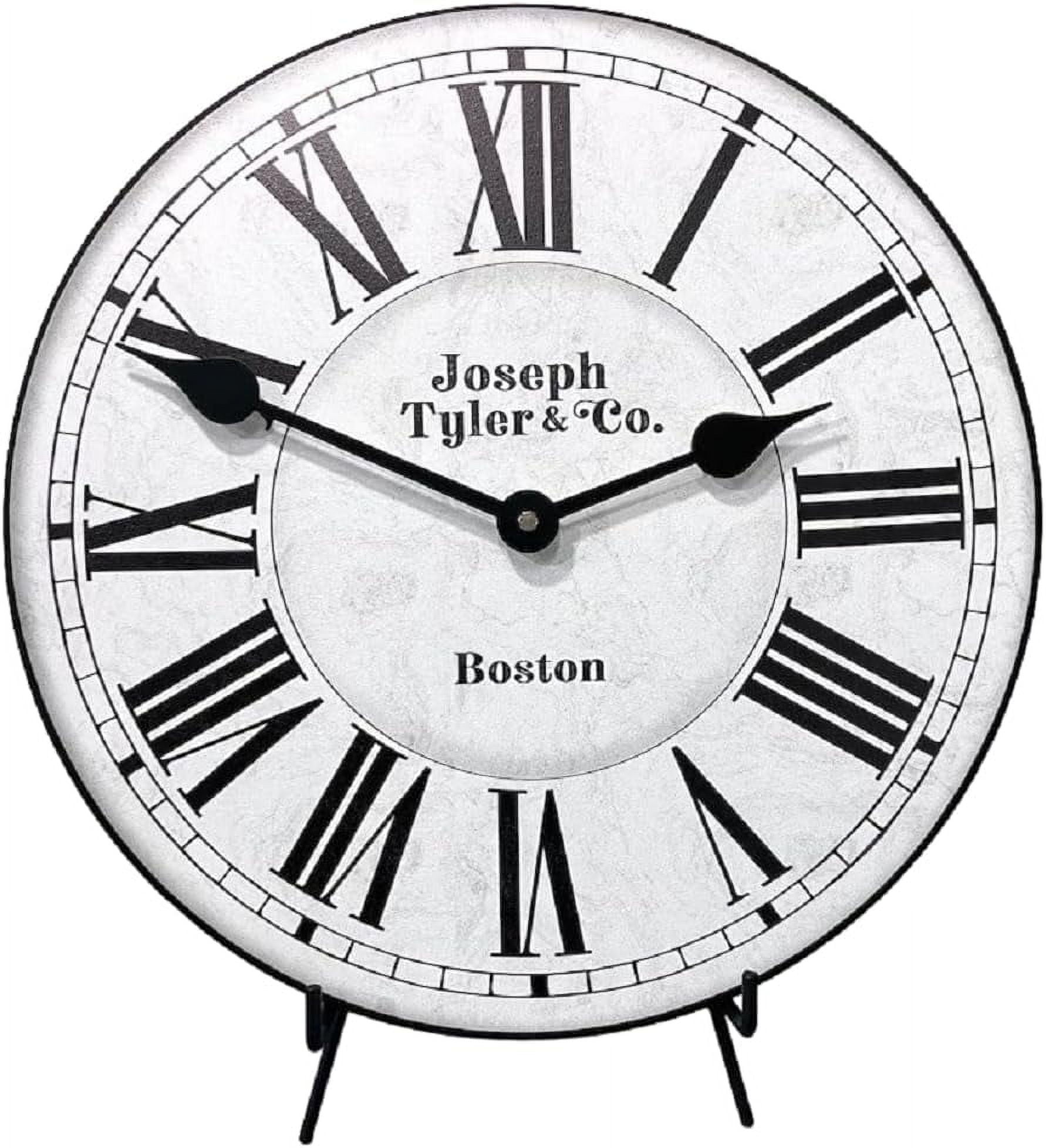 Classic White Wall Clock | Ultra Quiet Quartz Mechanism | Hand Made in ...