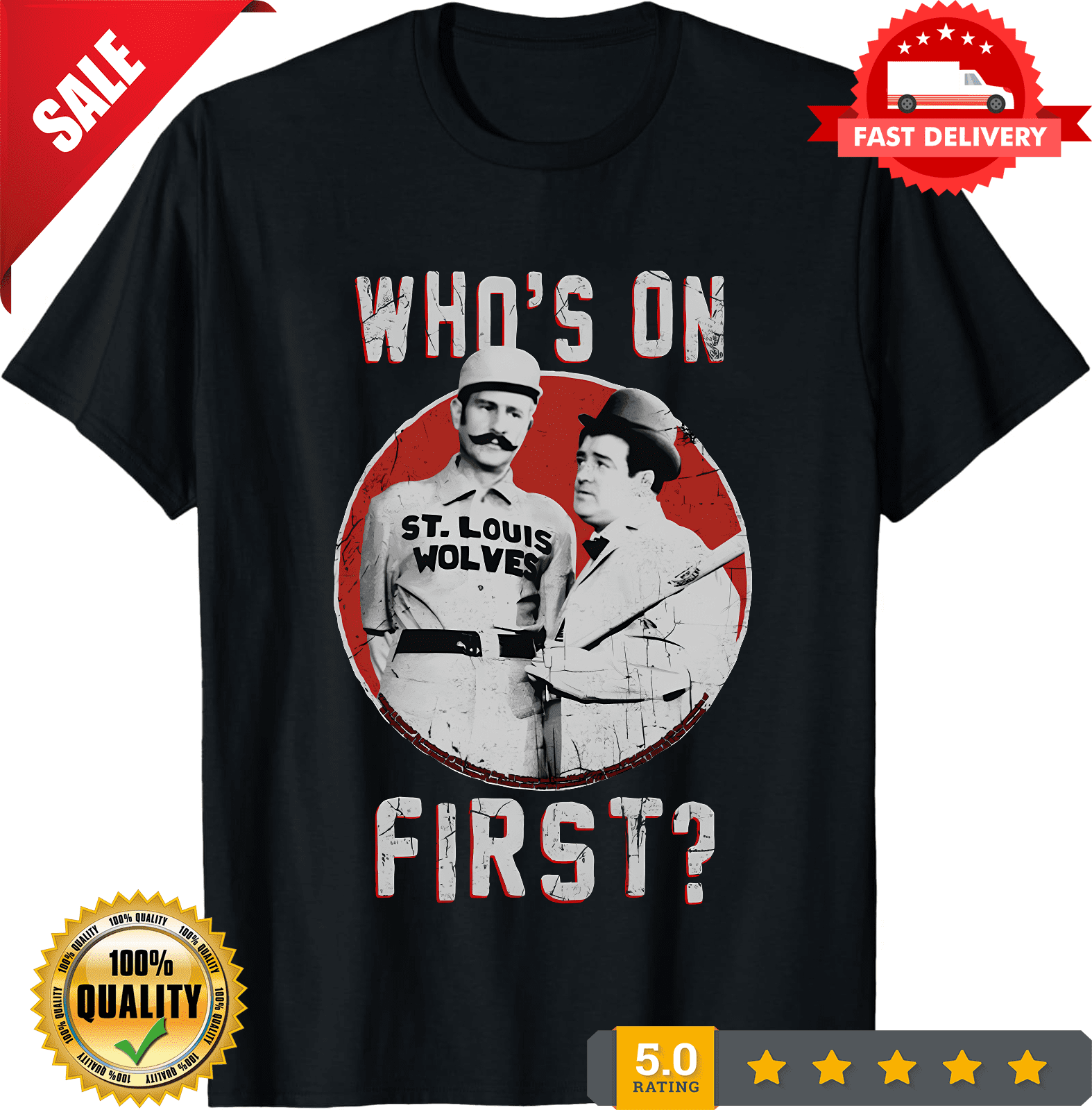 Classic Who_s On First Abbott And Costello T-Shirt, NEW TRENDING ITEM ...