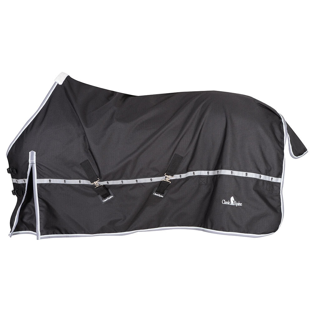 Classic Equine Windbreaker Sheet 0g Black XS69/71 - Walmart.com