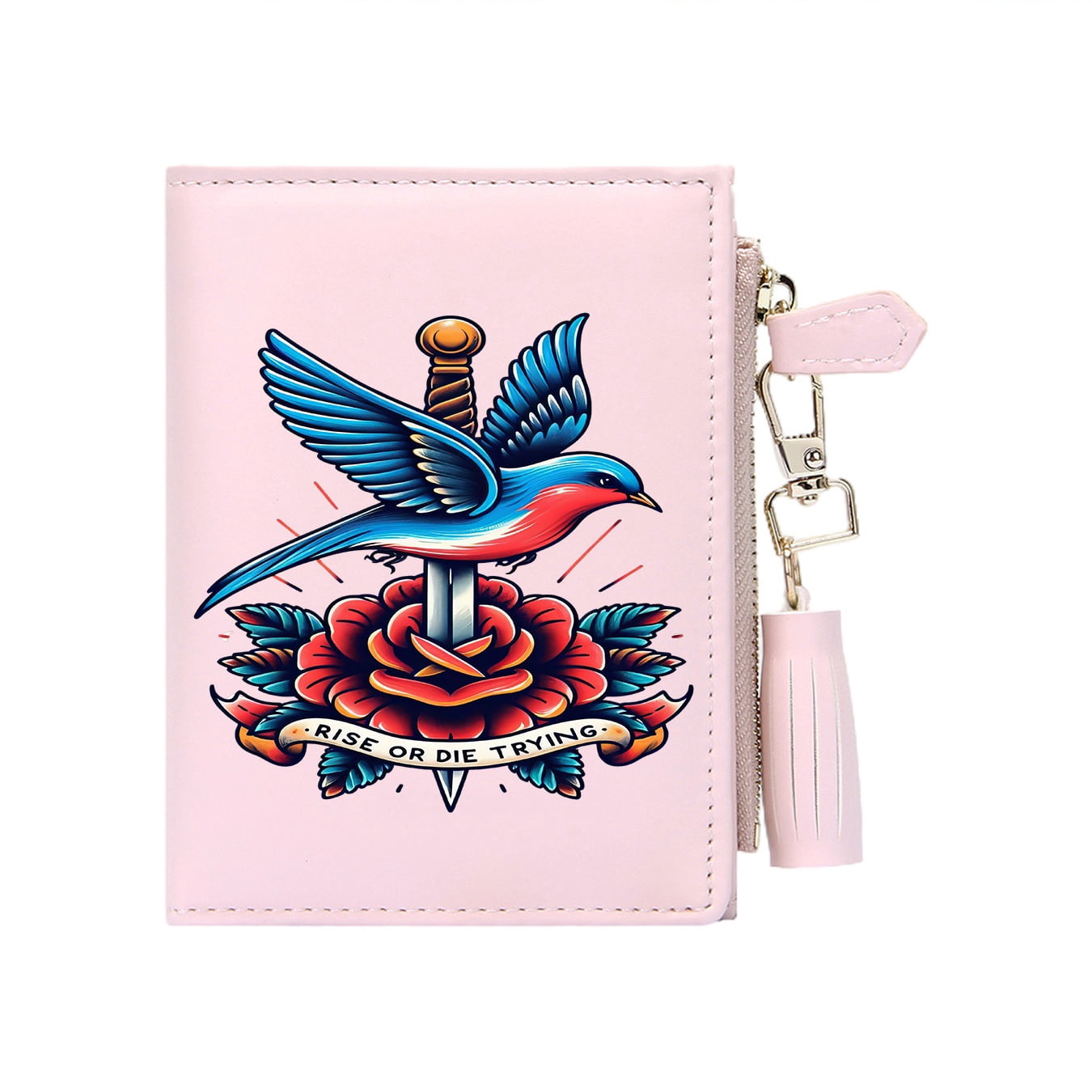 Classic Women Long Wallet Abstract Print Clutch Wallet Practical PU ...