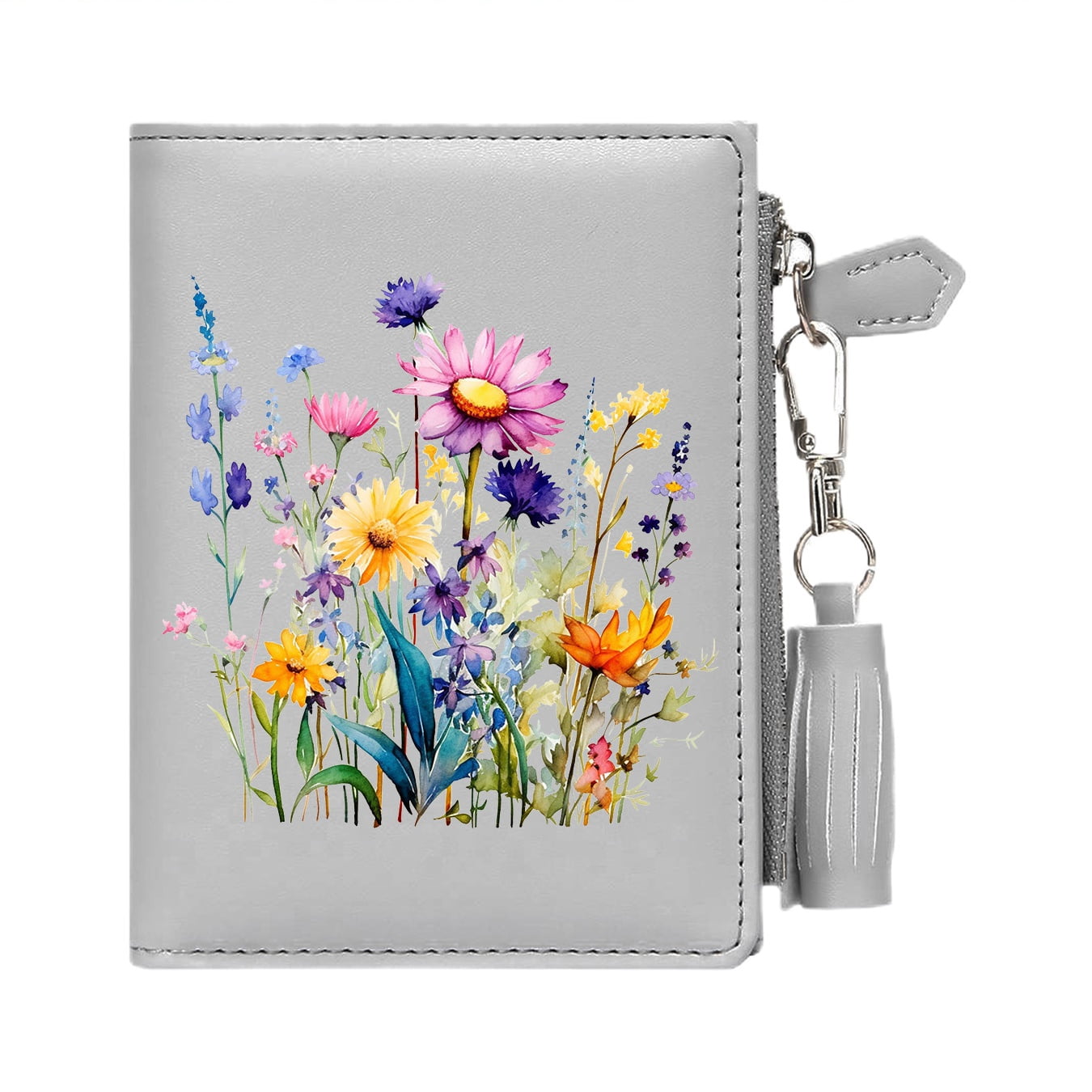 Classic Women Purse Heart Print Wallet Practical PU Leather Ideal Gift ...