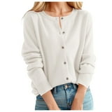 Classic Women's Knit Cardigan Sweater with Front Open Design and ...