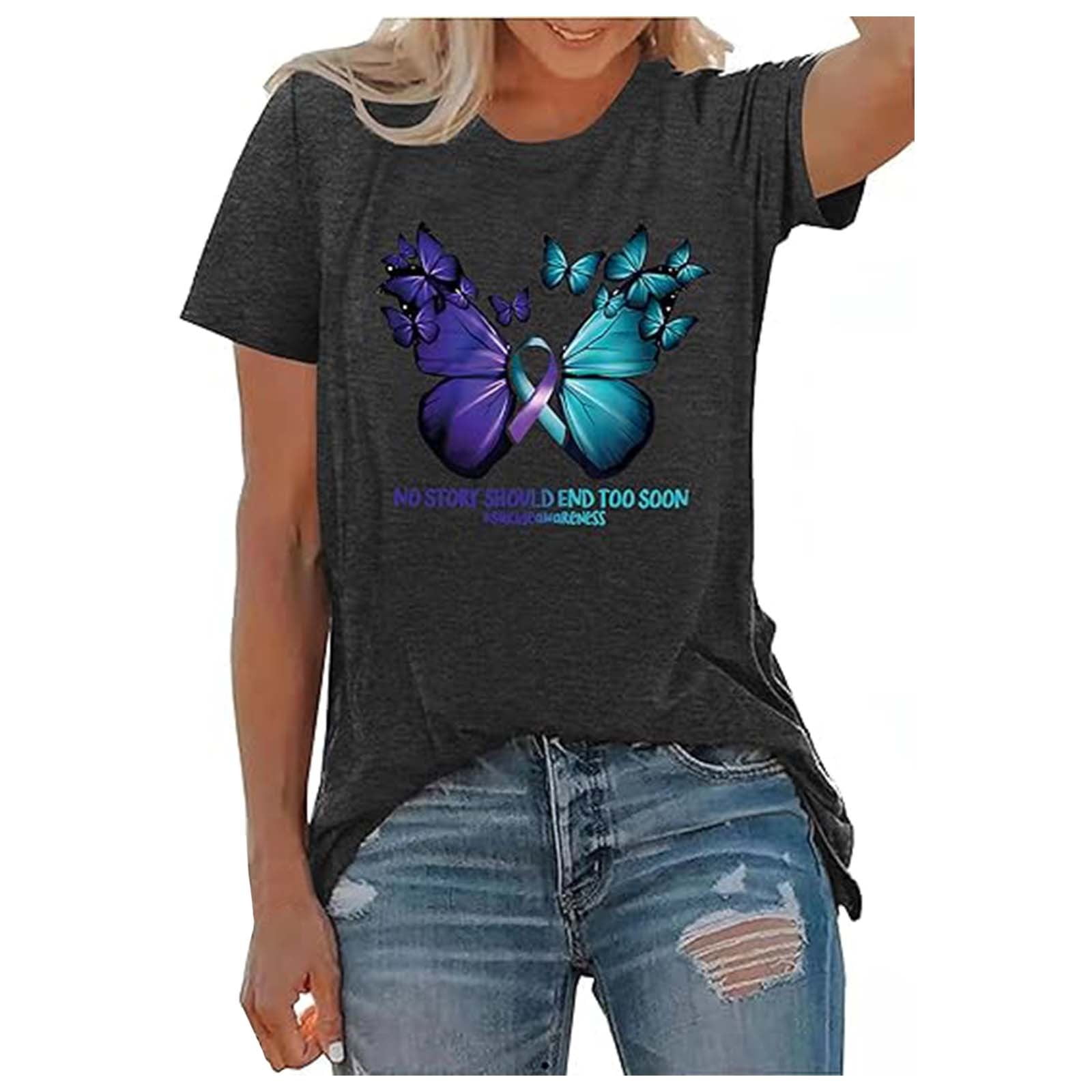 Classic Women's Pattern Pullover T Shirt Soft Comfortable Round Neck ... Classic Women's Pattern Pullover T Shirt Soft Comfortable Round Neck ...