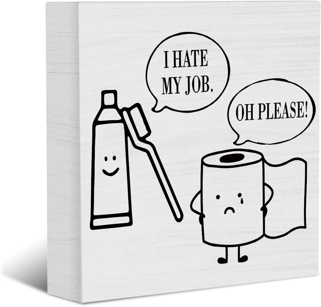 Classic Wood Storage Box,5x5 inch, Rustic Farmhouse Bathroom Theme ...