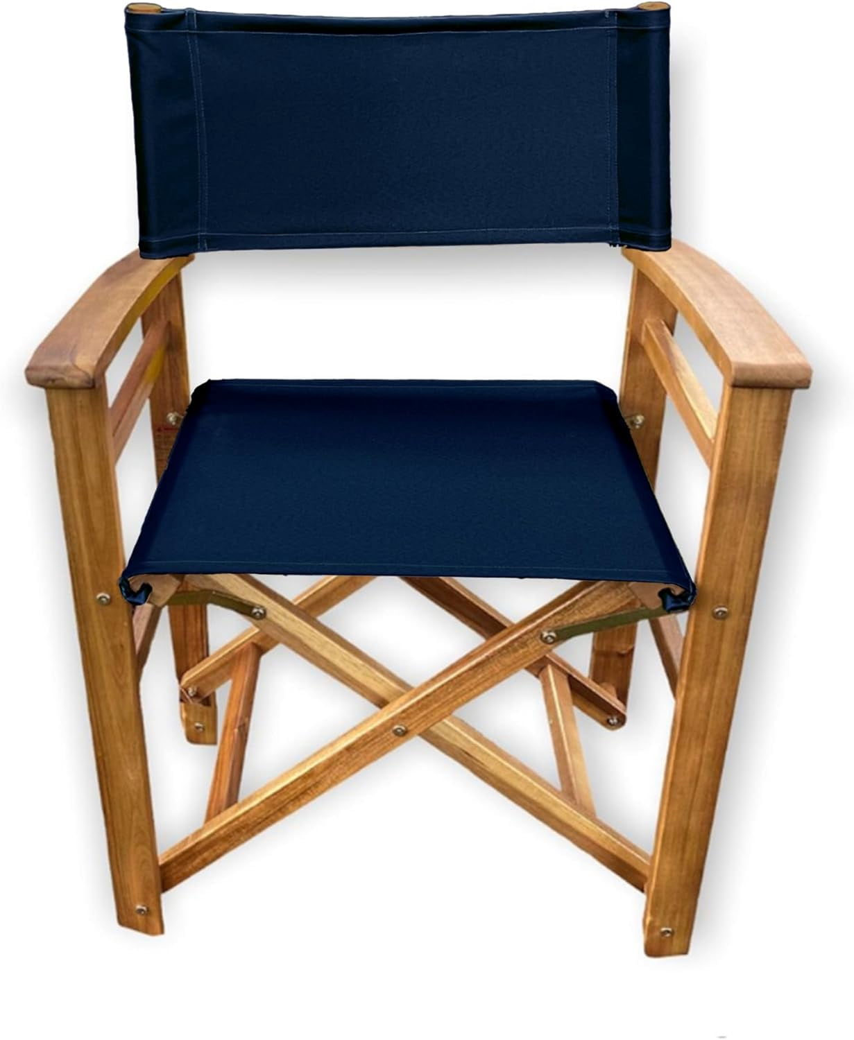 Classic Wooden Folding Director's Chair, 18-Inch Foldable Indoor ...