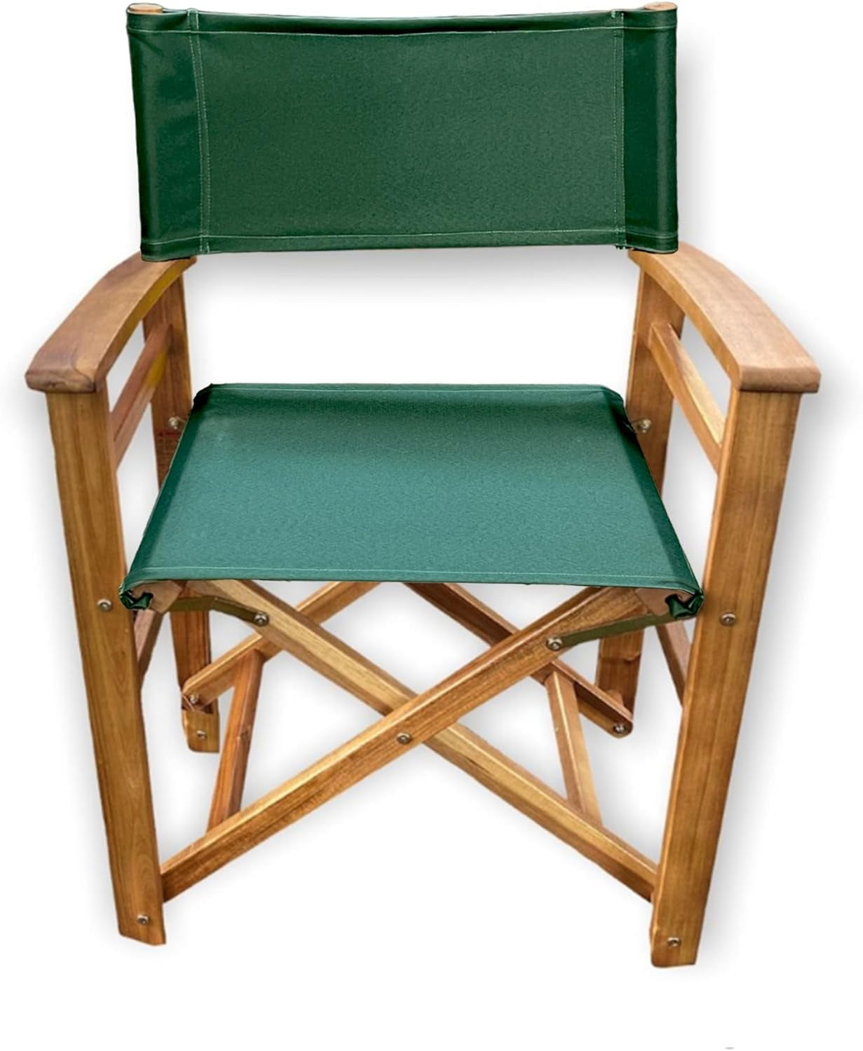 Classic Wooden Folding Director's Chair, 18-Inch Foldable Indoor ...