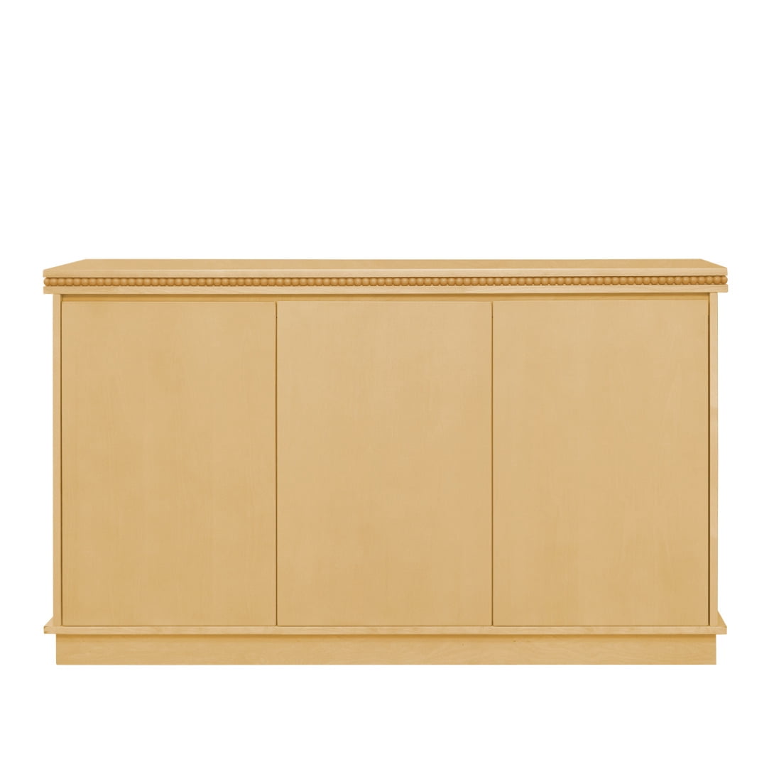 Classic Wooden Sideboard With Beaded Trim – Elegant Storage Cabinet ...
