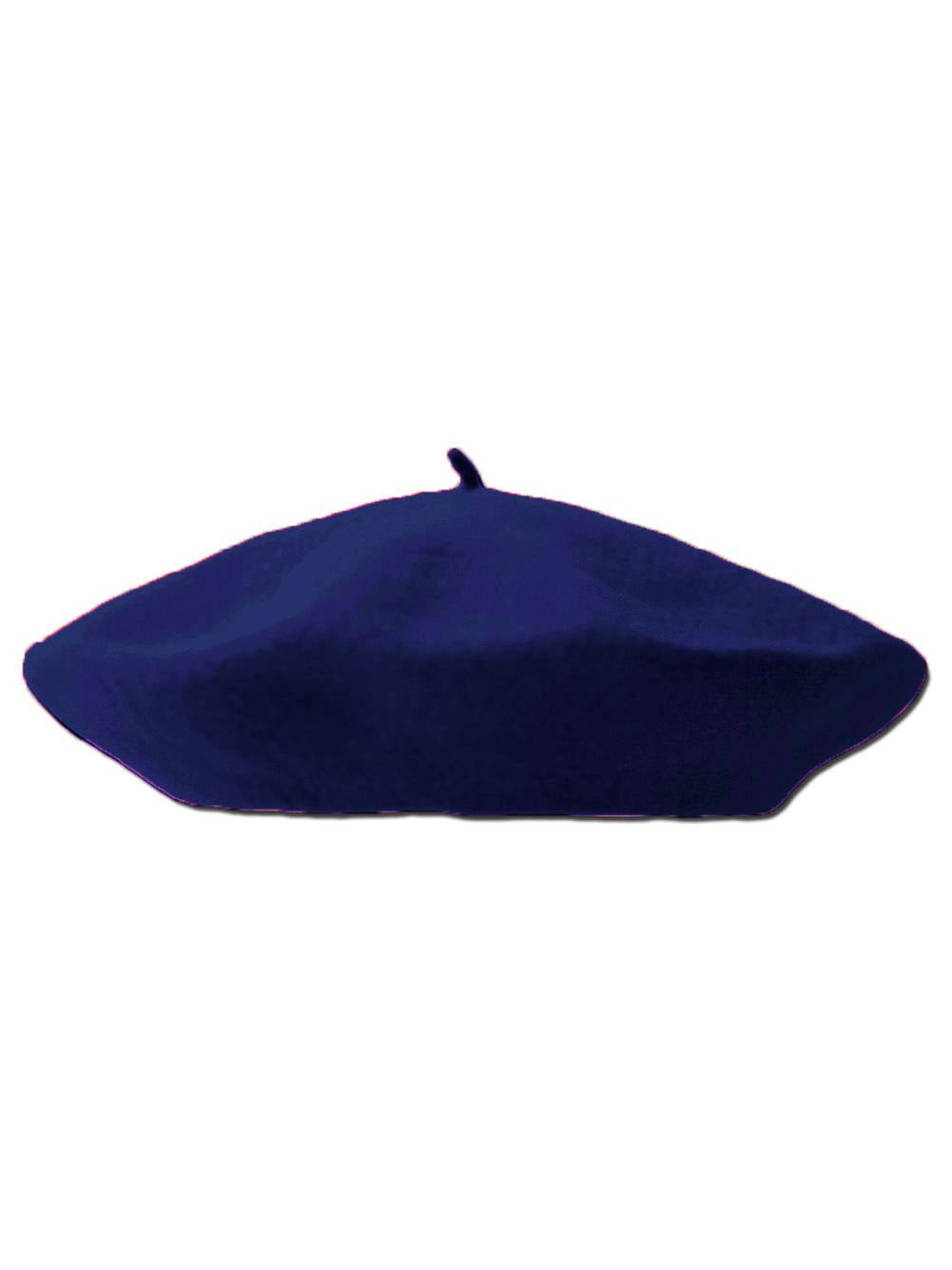 Classic Wool Beret One Size Adult - , Navy - Walmart.com