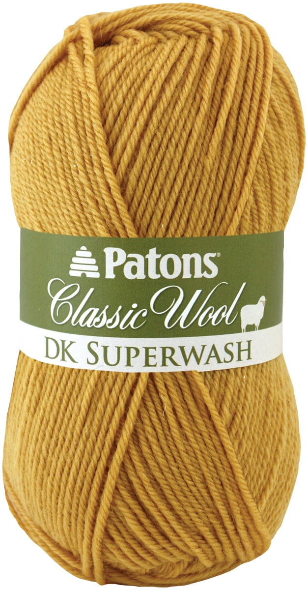 Classic Wool Dk Superwash Yarn-Gold - Walmart.com
