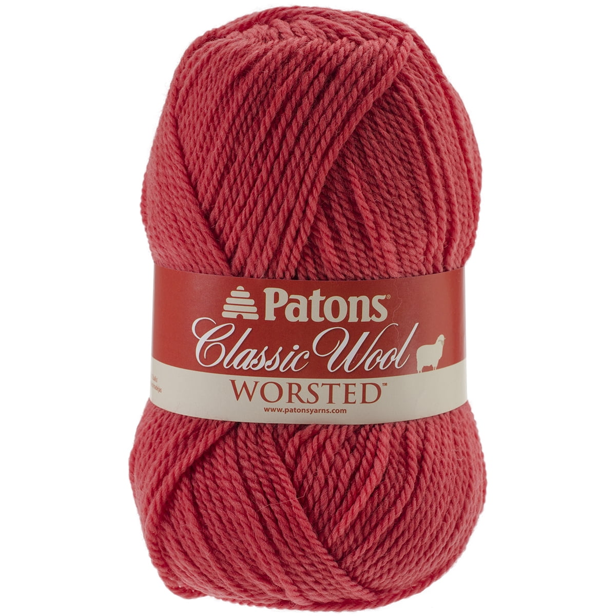Classic Wool Yarn-Currant, Pk 5, Patons - Walmart.com