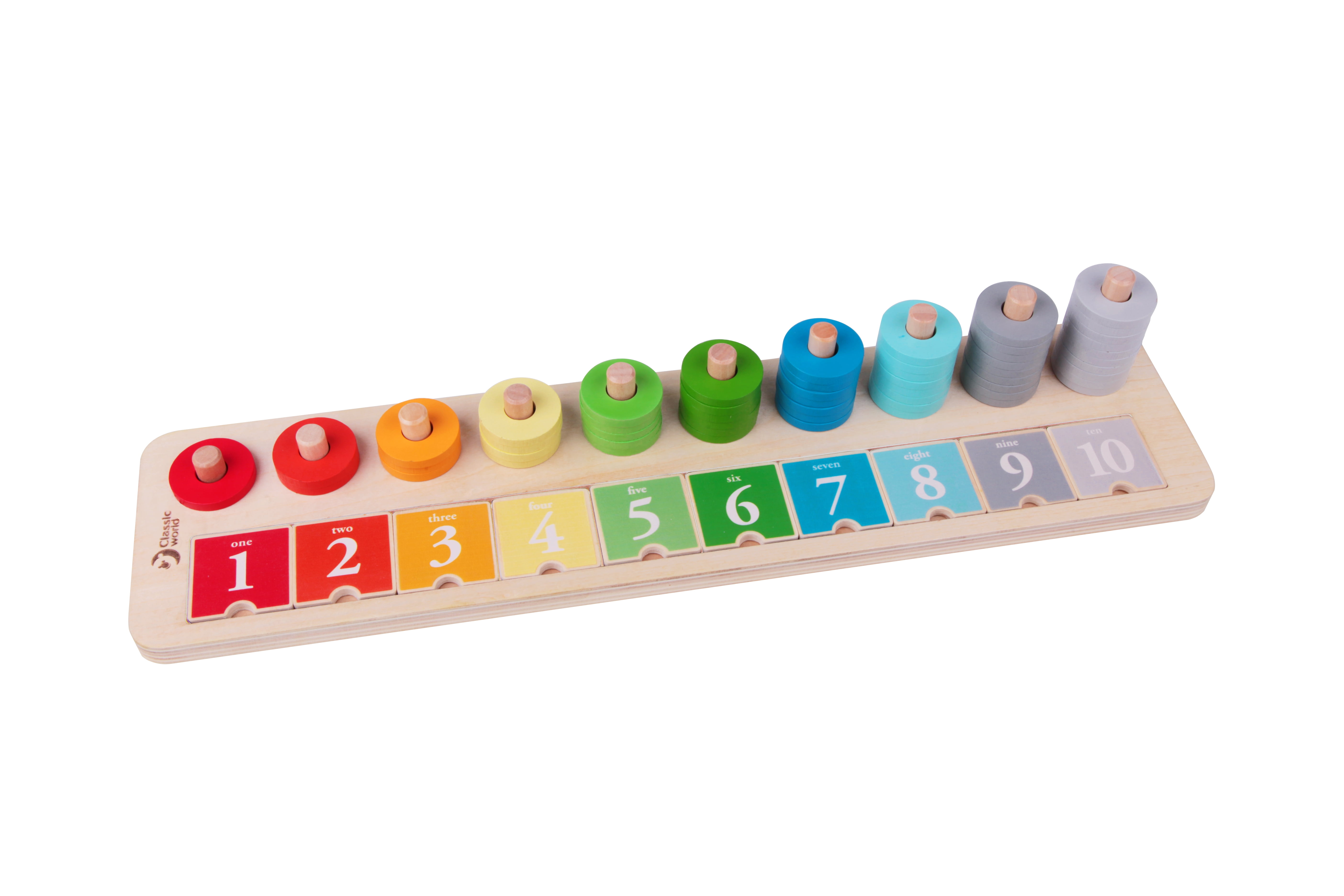 Classic World Wooden Counting Stacker - Walmart.com
