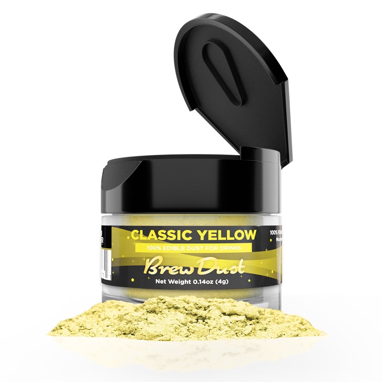 Classic Yellow Brew Dust Jars (4 grams) Edible Drink Dust for Beer ...