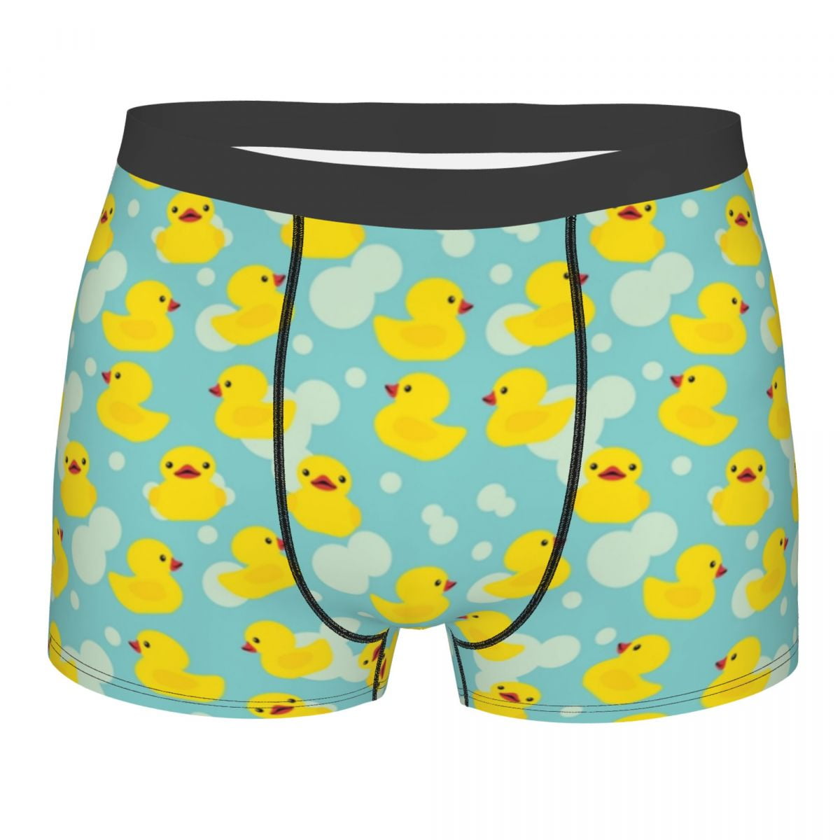 Classic Yellow Rubber Duck Underwear Male Sexy Printed Customized Boxer ...
