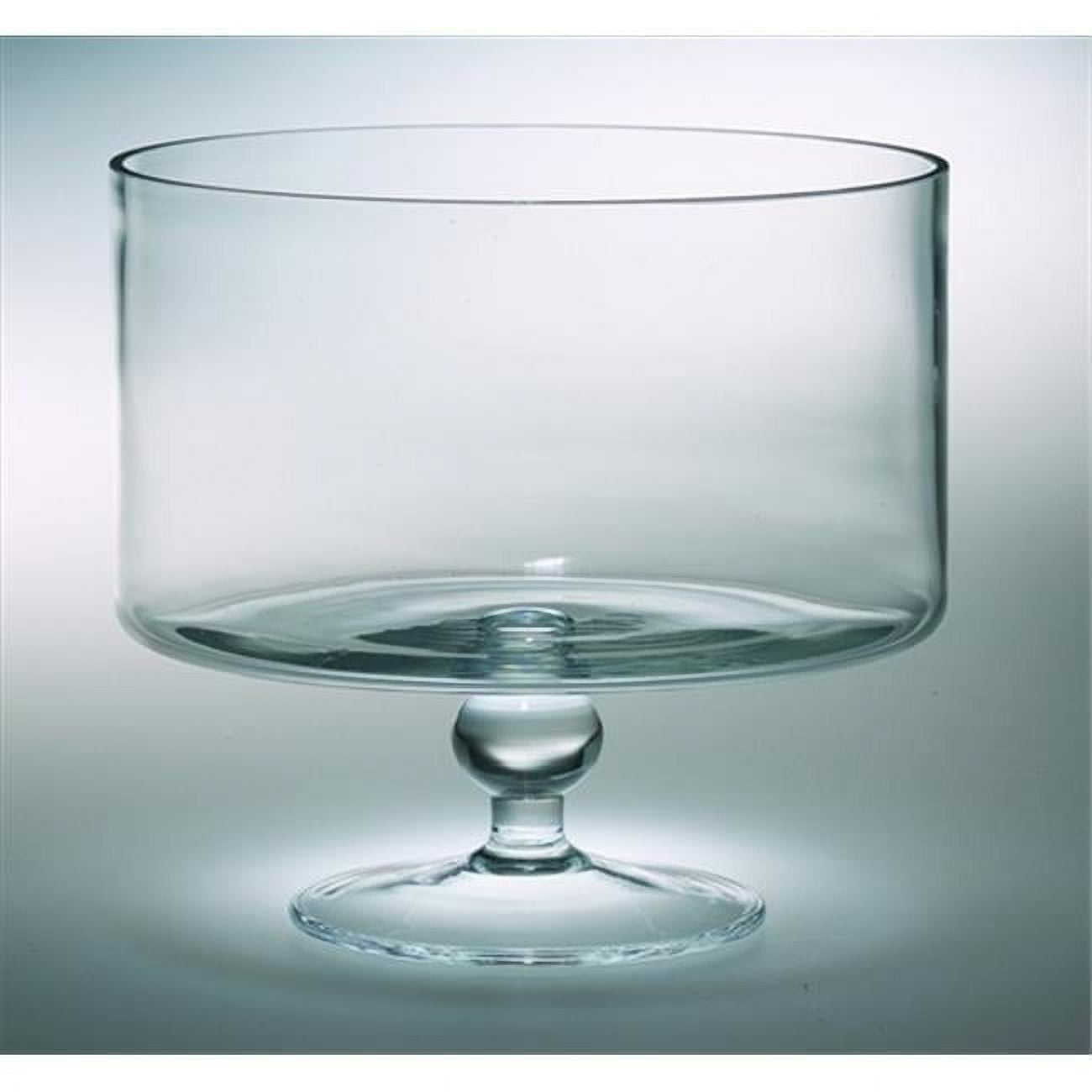Classic clear 9.5 in. High Quality Glass Thick Trifle Bowl - Walmart.com