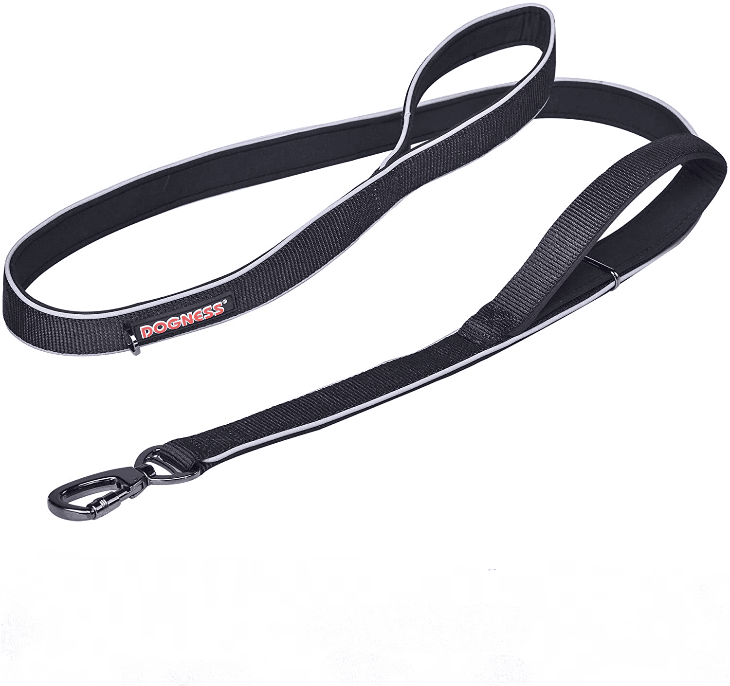 Classic double handle dog leash approximately 4.9' long by 1.3cm wide ...