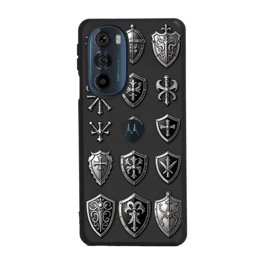 Classic-knight-armor-symbols-3 phone case for Moto Edge+ (2022） for ...