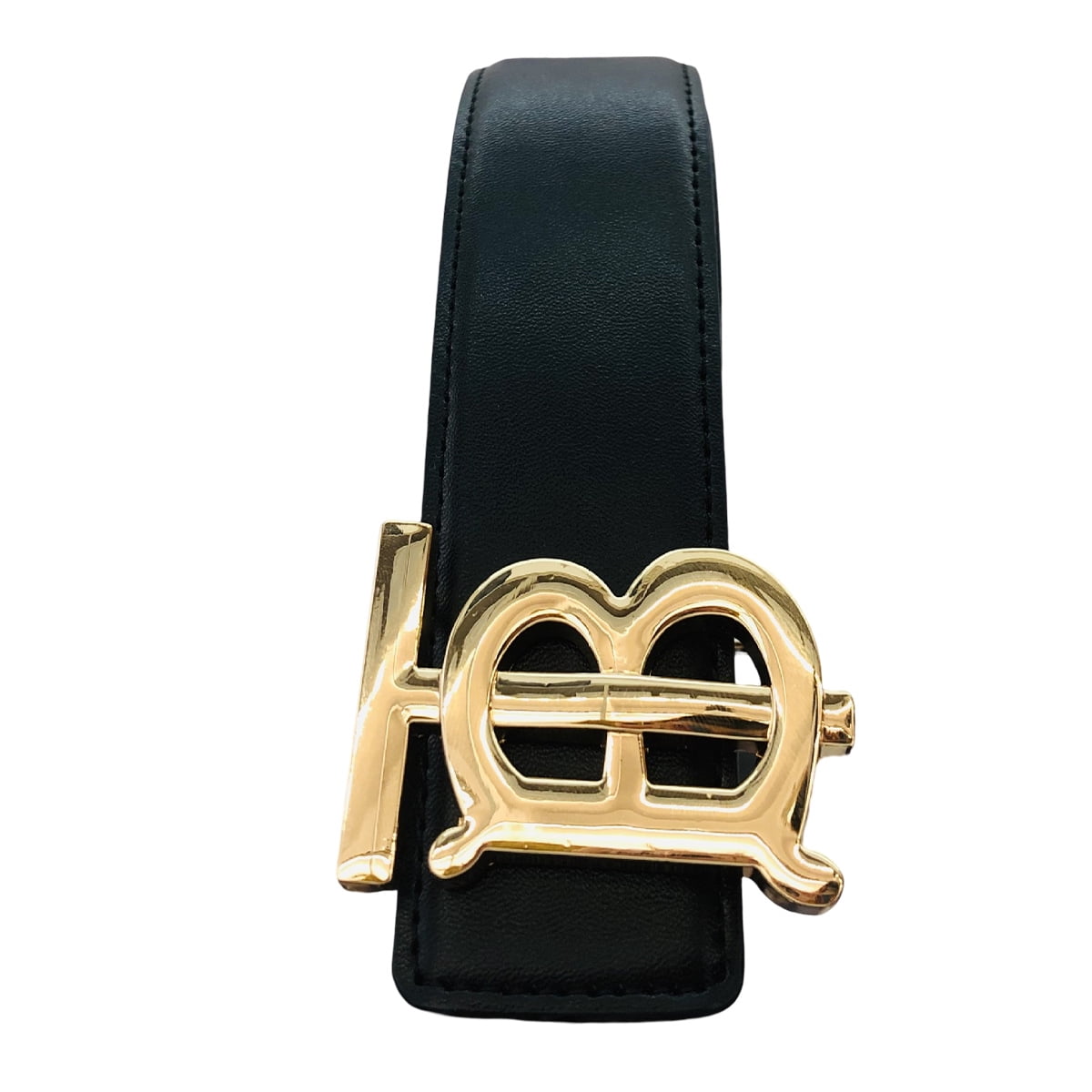 Classic men's and women's belt double-sided embossed two-layer cow TB ...