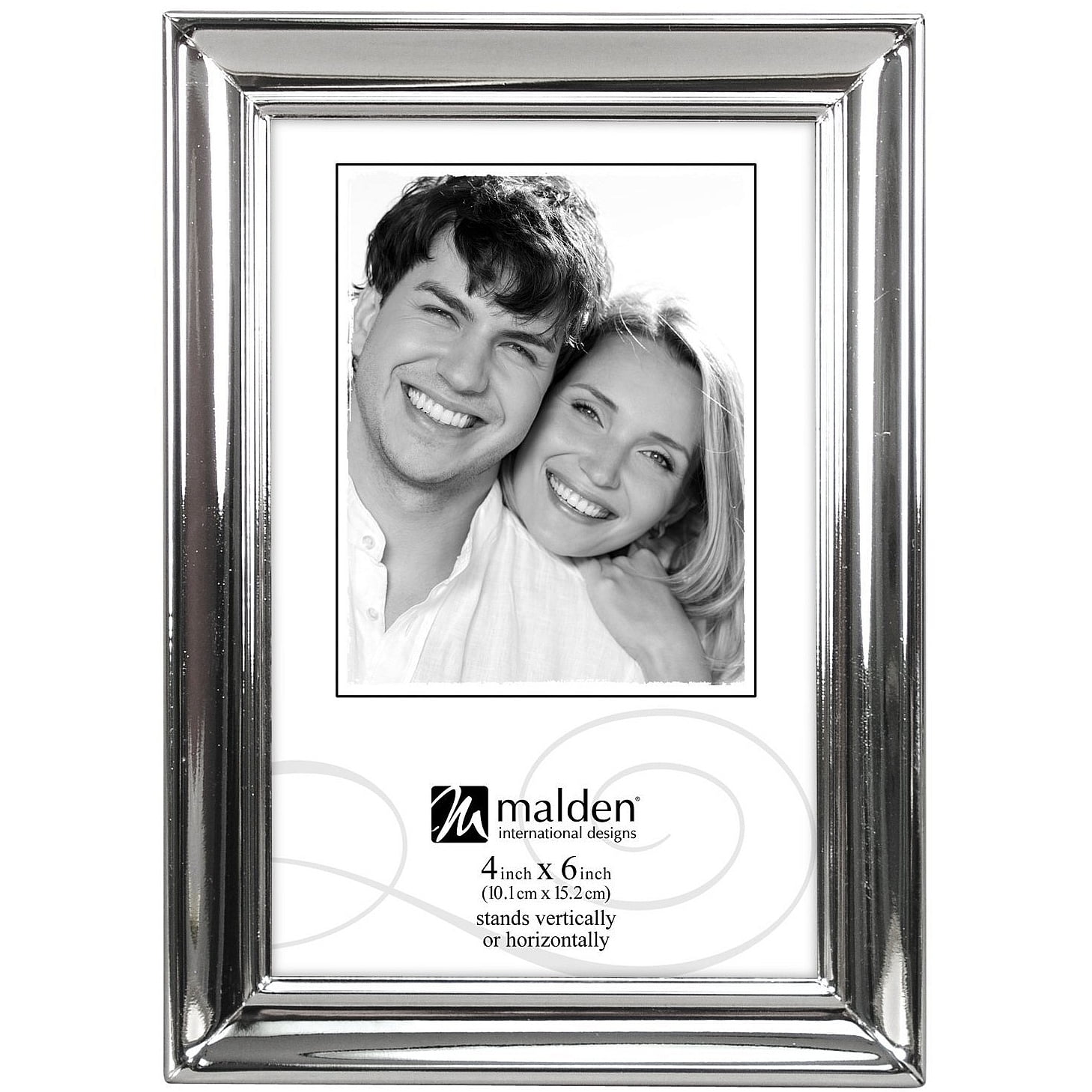 Classic silverplate with stylized lines 4x6 frame - 4x6 - Walmart.com