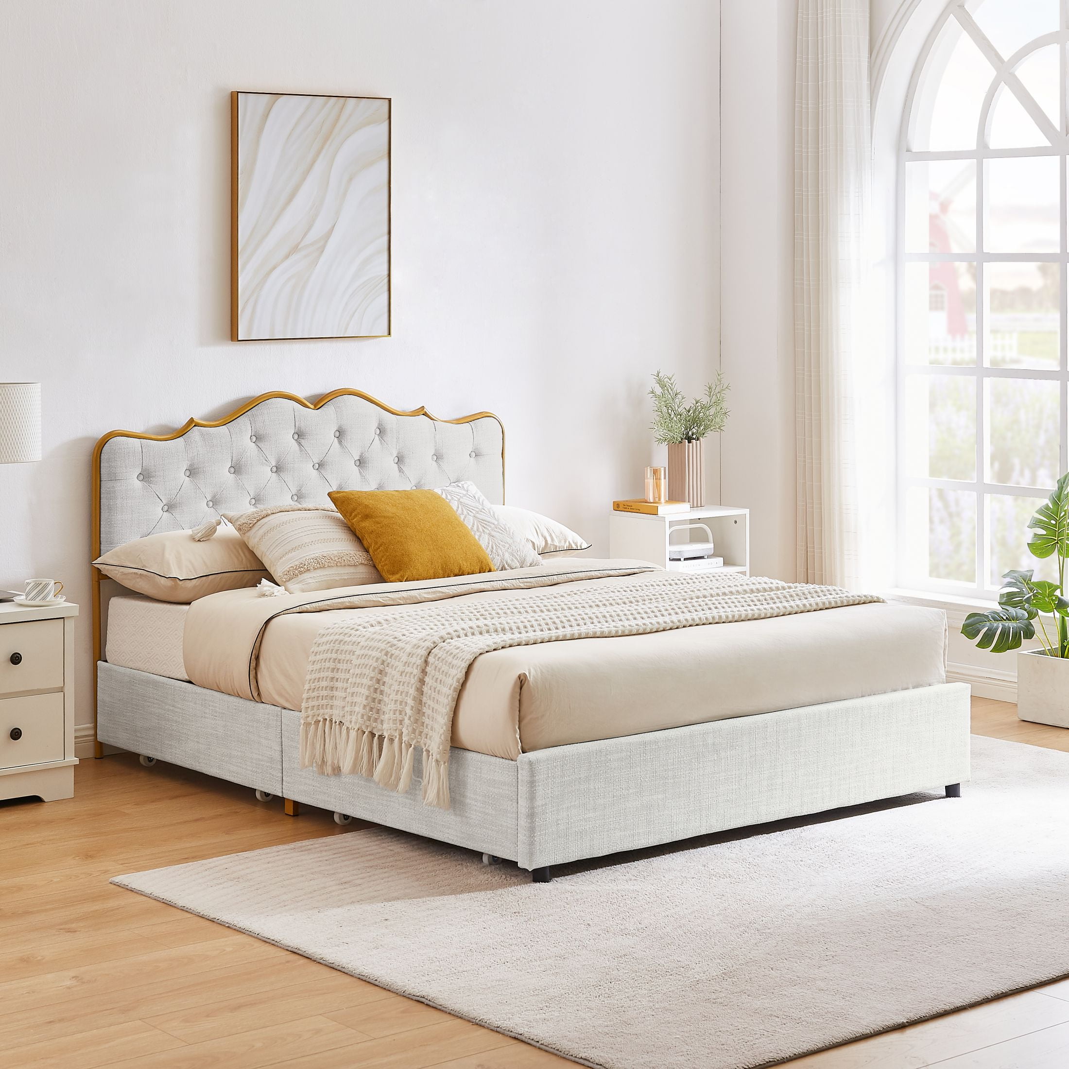 Classic steamed bread shaped backrest, metal frame, solid wood ribs ...