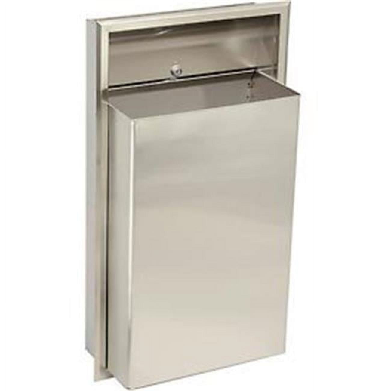 ClassicSeries Stainless Steel Recessed Waste Receptacle - Stainless ...