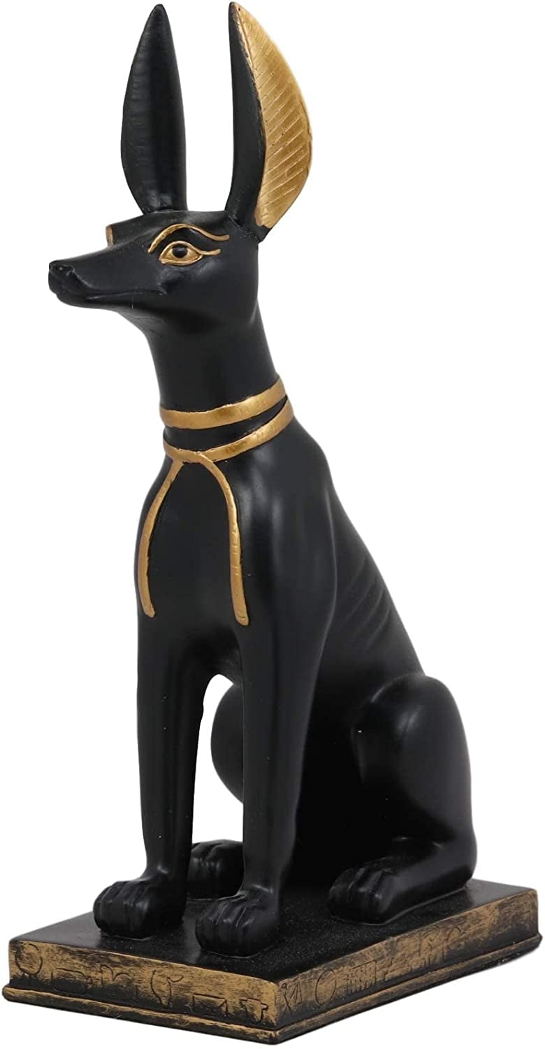 Classical Ancient Egyptian Anubis Statue 9" Tall God of The Afterlife ...