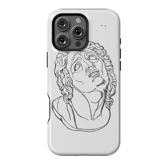 Classical Ancient Greek Statue Phone Case for iPhone 11 12 13 14 15 16 ...