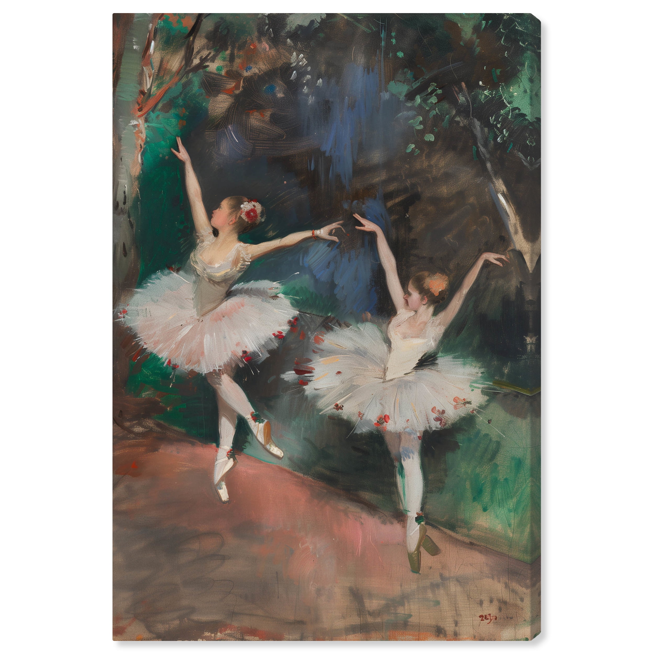 Classical Ballerinas Impressionism Wall Art /Monet And Van Gogh ...