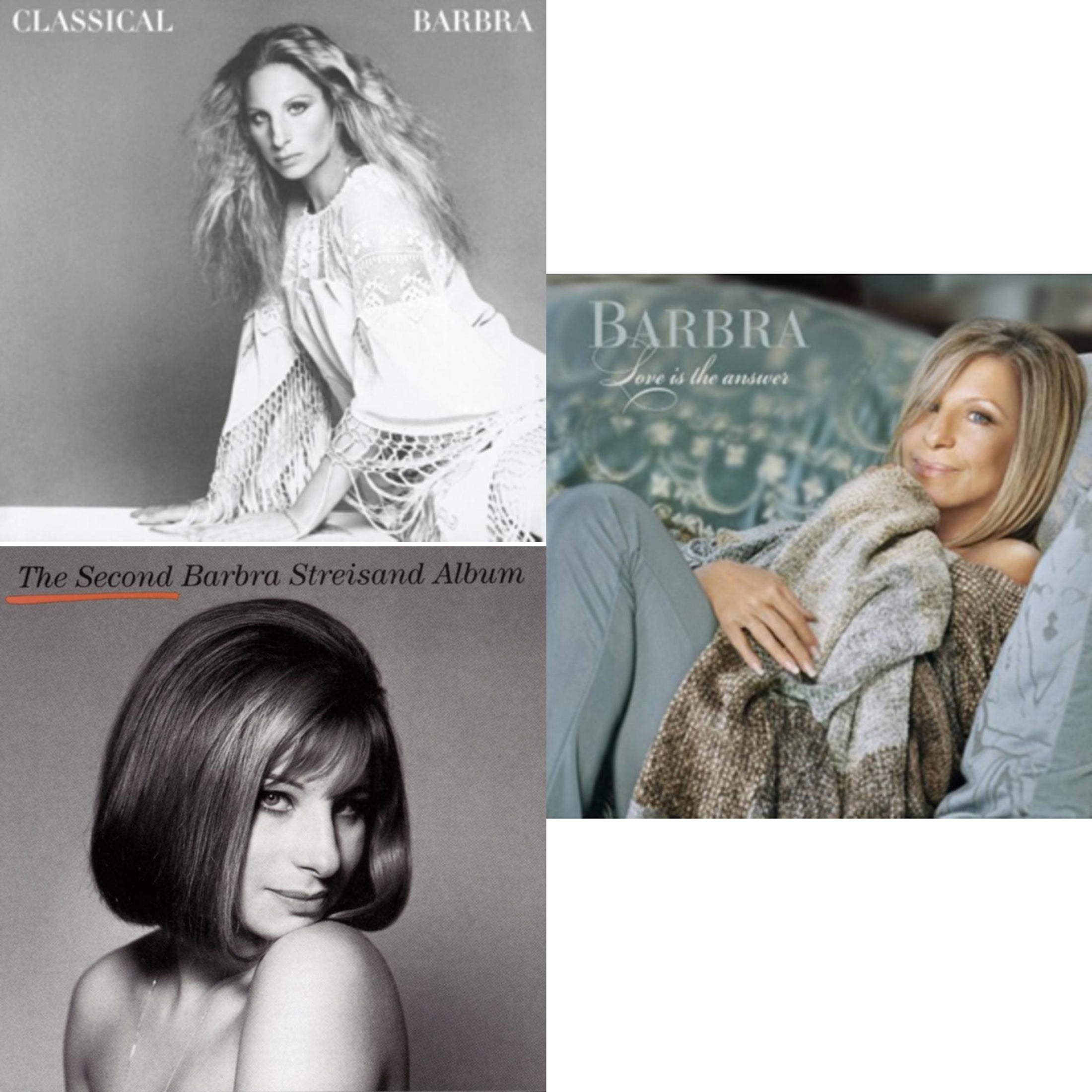 Classical Barbra & Second Barbra Streisand Album & Love Is The Answer ...