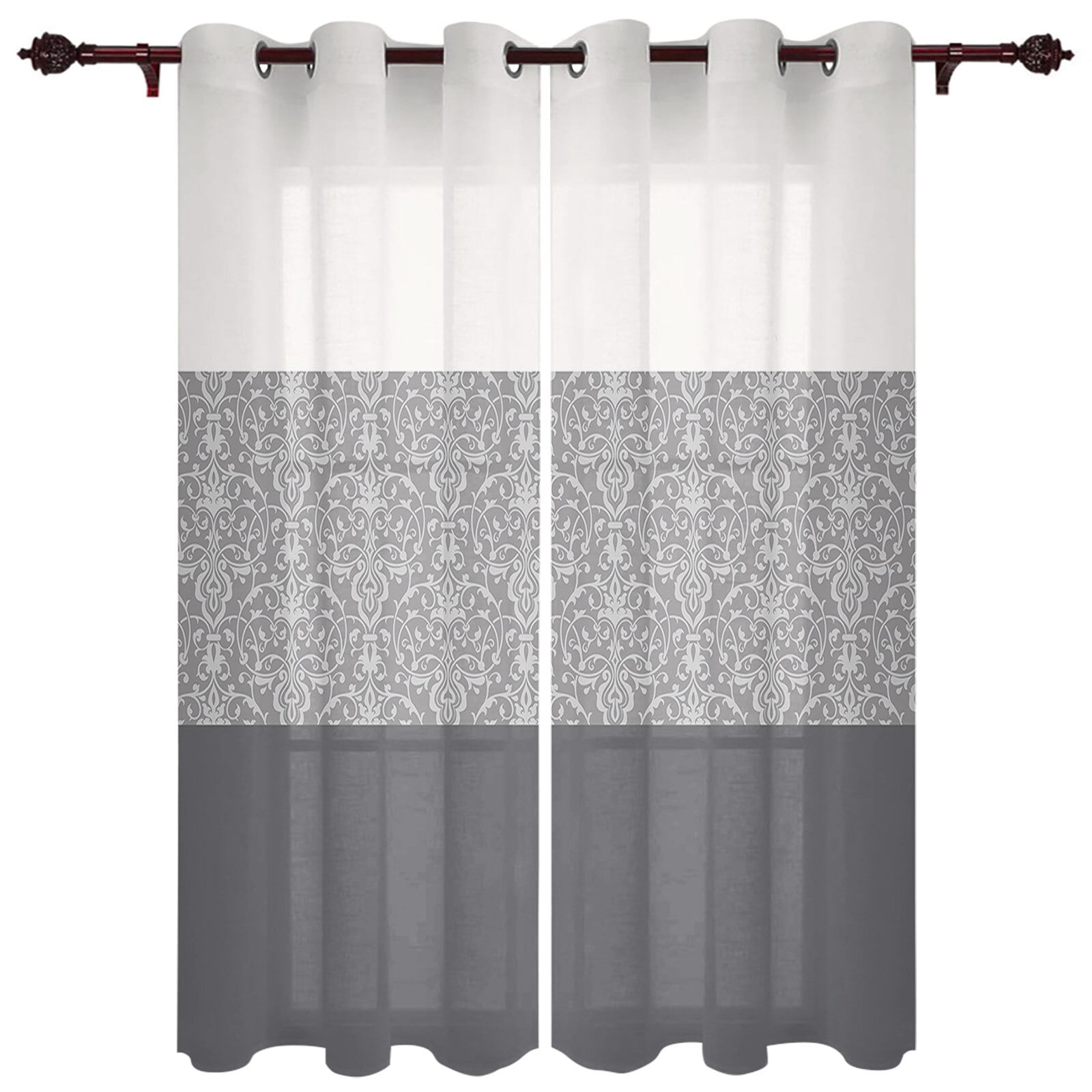Classical Baroque Pattern Stripes Modern Luxury High End Curtains ...